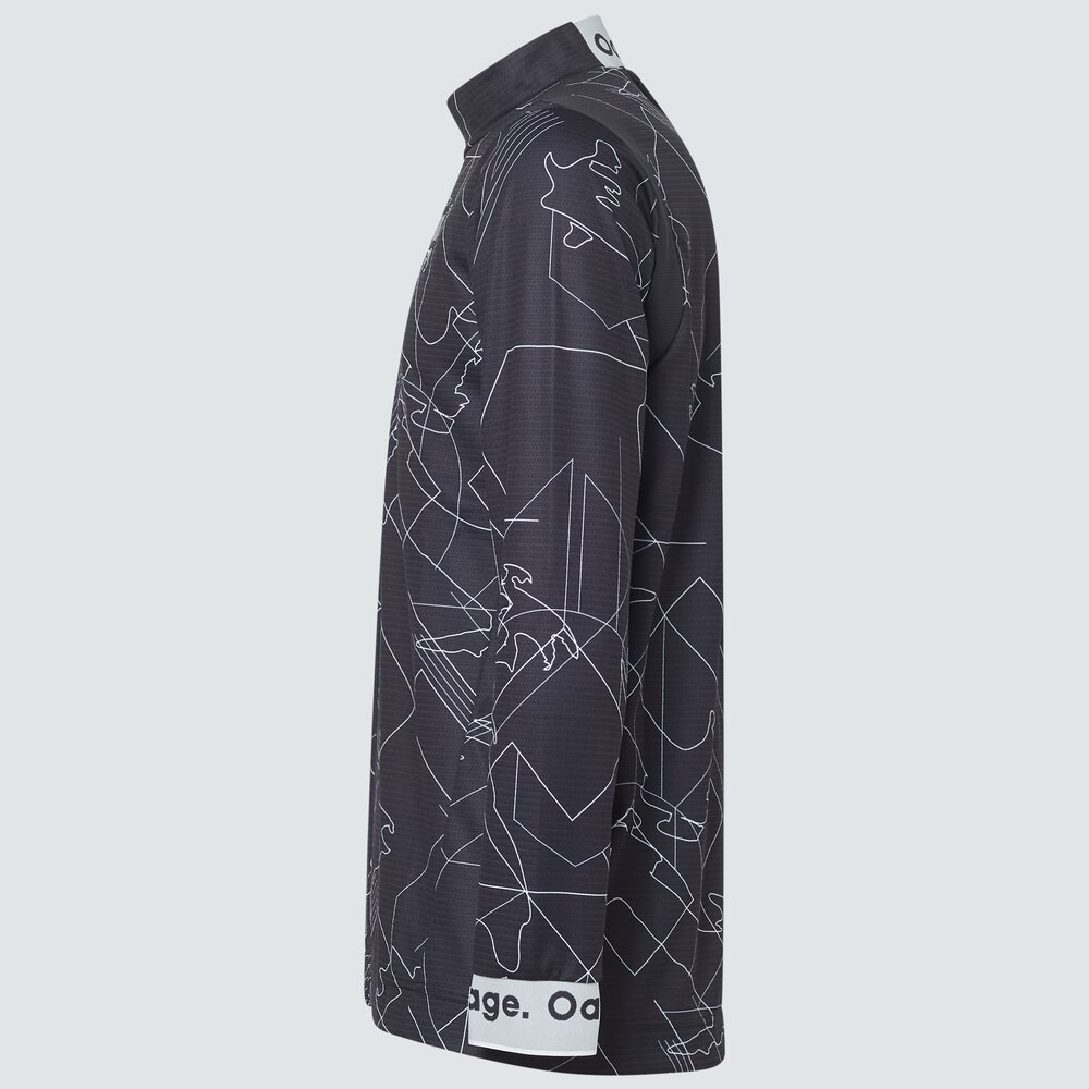 Oakley Skull Vector Ls Mock Shirt - Black Print | Oakley® 日本