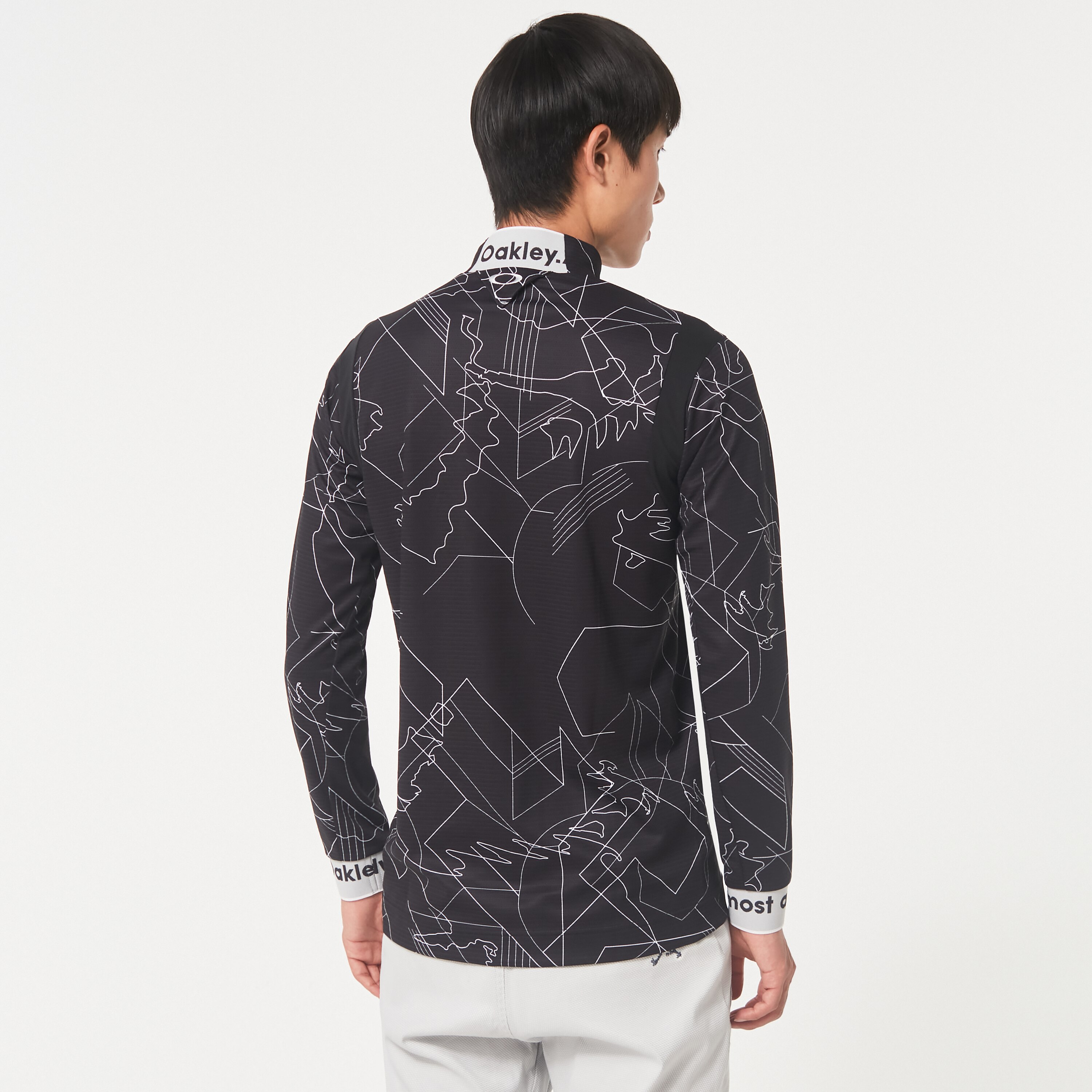 Oakley Skull Vector Ls Mock Shirt - Black Print | Oakley® 日本