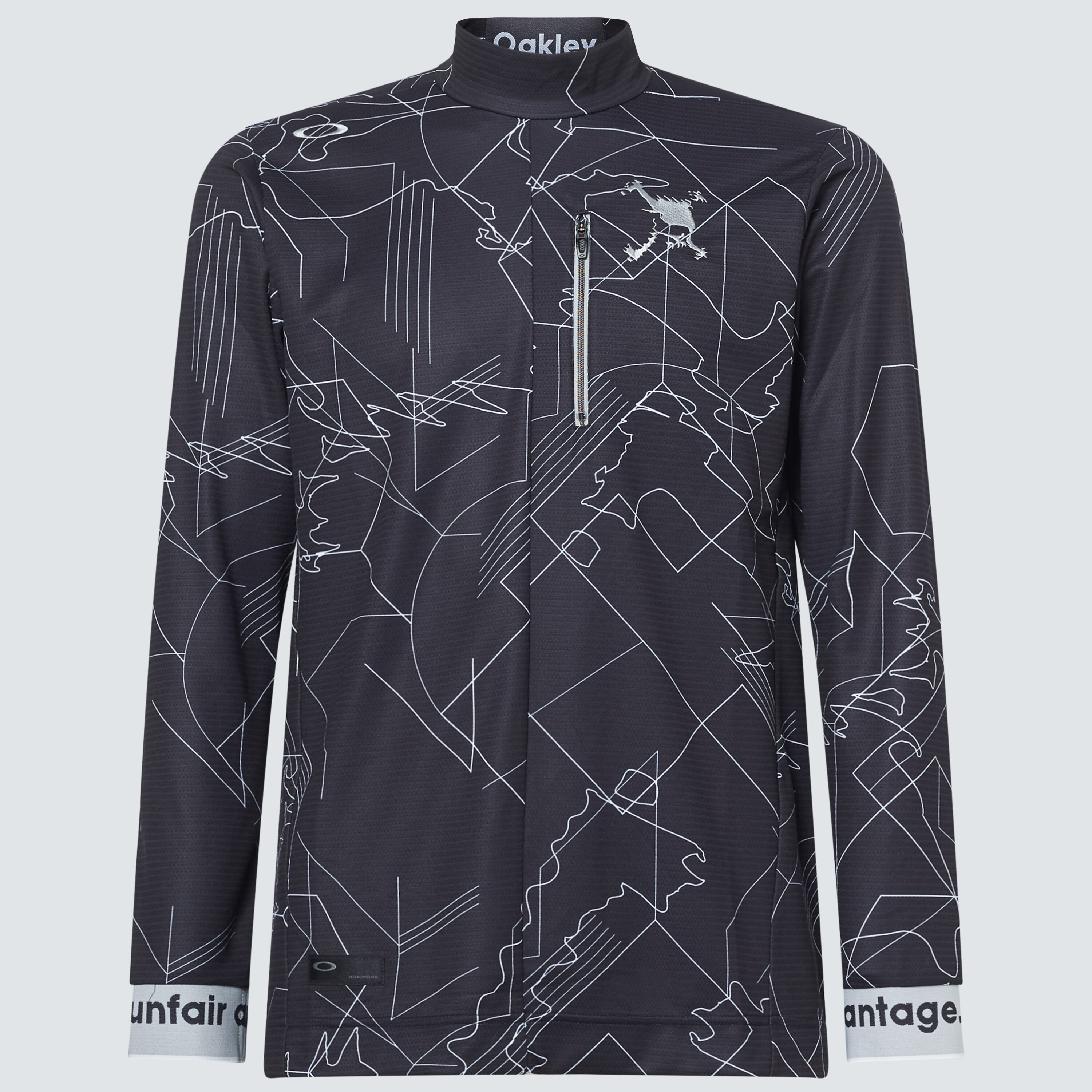 Oakley Skull Vector Ls Mock Shirt - Black Print | Oakley® 日本