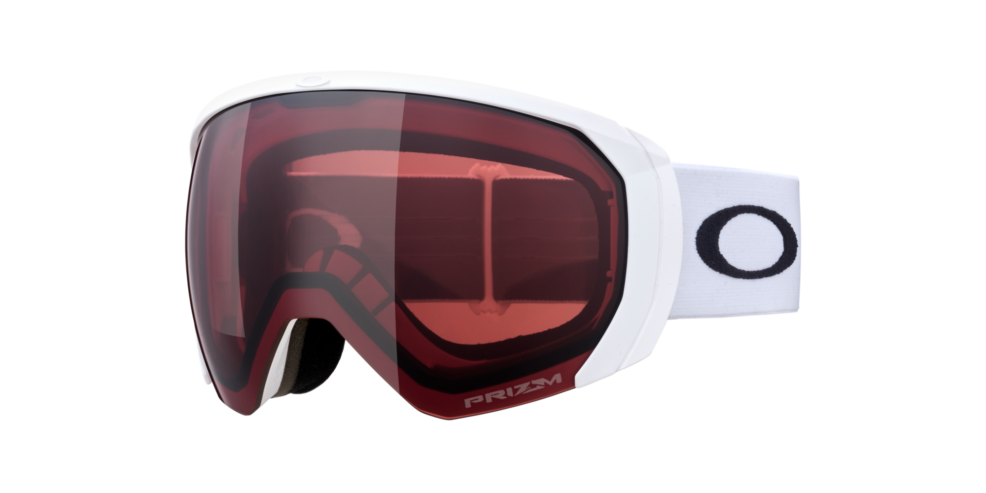 Oakley Flight Path L Snow Goggles with Matte White Strap and Prizm Snow ...