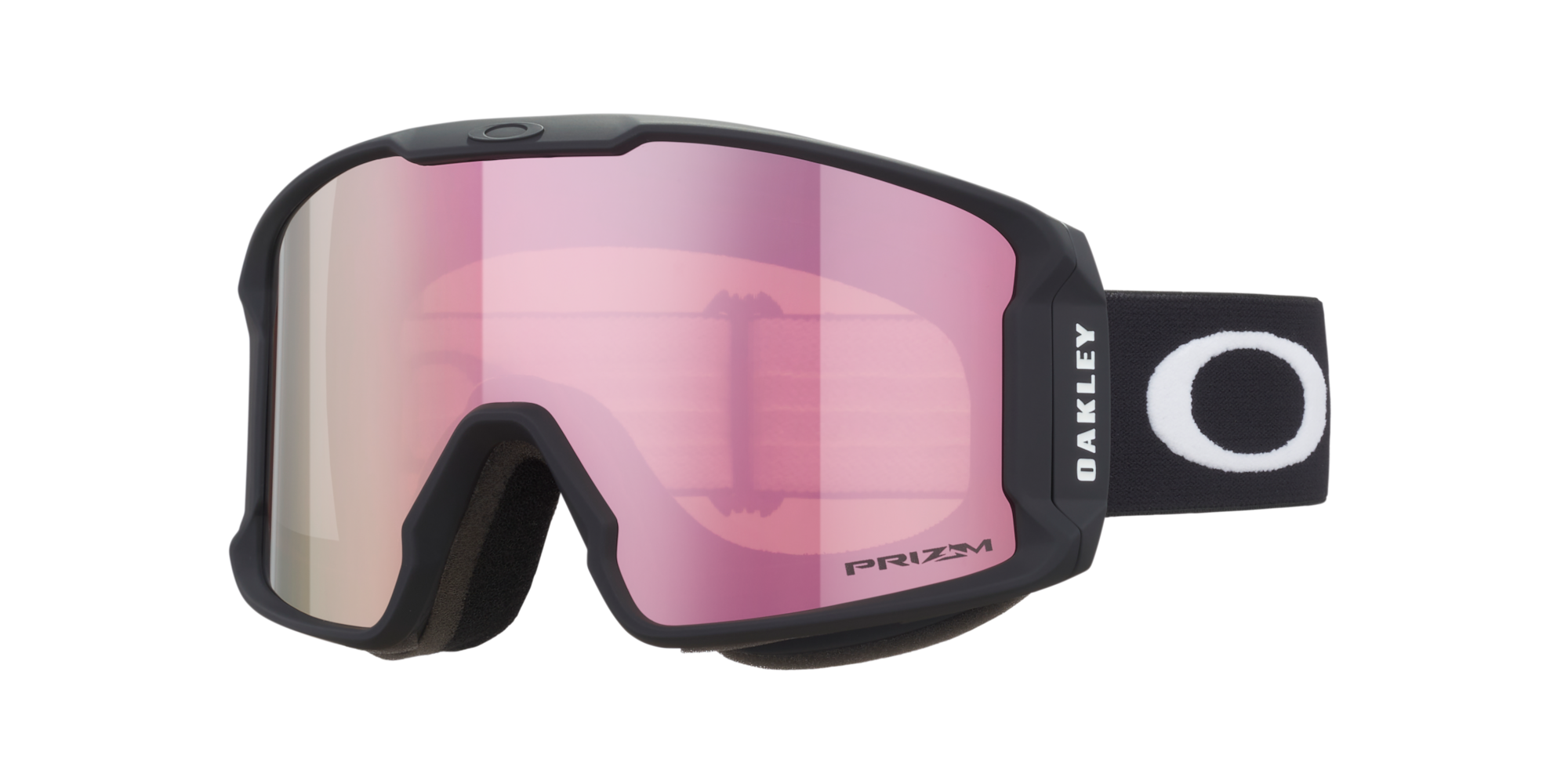 Oakley Line Miner™ M Snow Goggles with Matte Black Strap and Prizm Rose ...