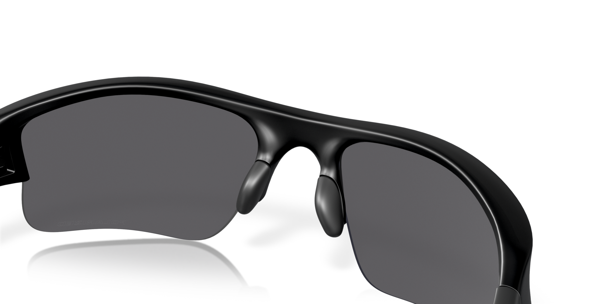 Standard Issue Flak Jacket® XLJ Grey Polarized Lenses, Matte Black ...