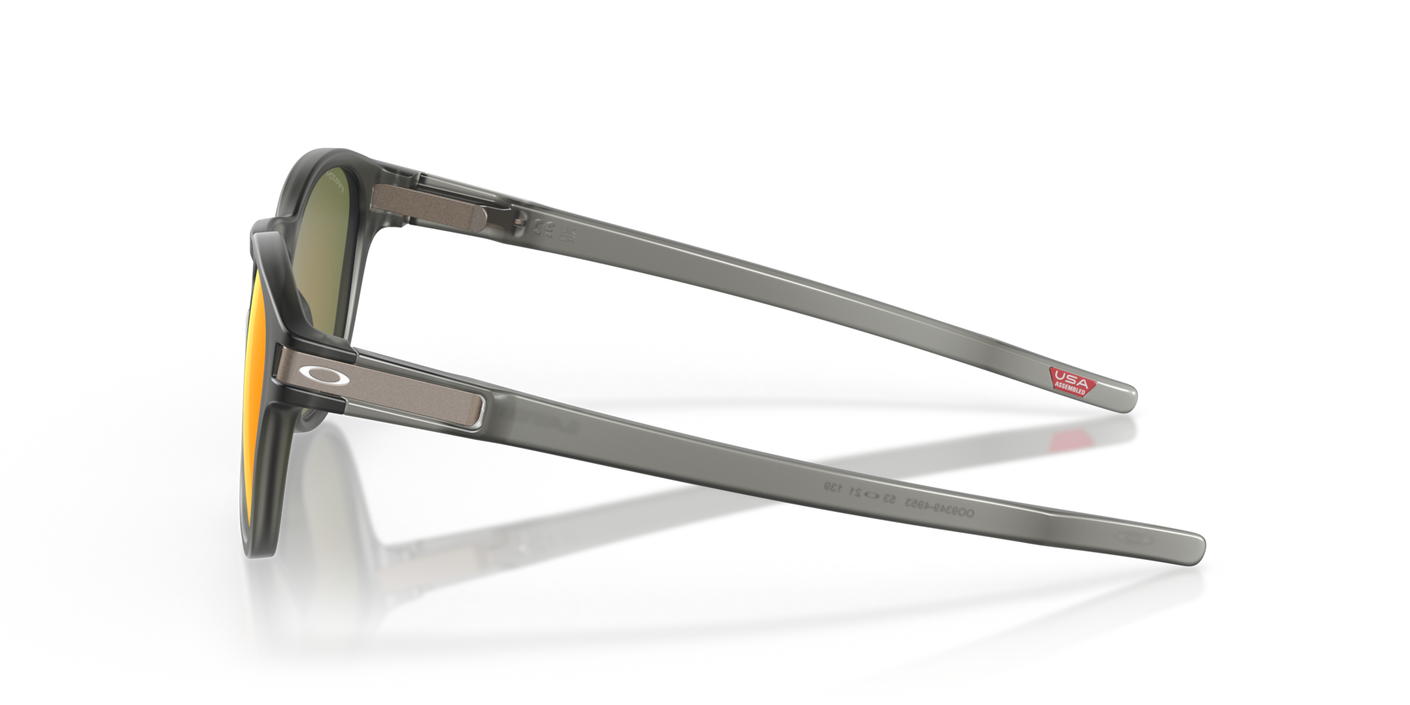 Latch™ (Low Bridge Fit) Prizm Ruby Polarized Lenses, Matte Grey Smoke ...