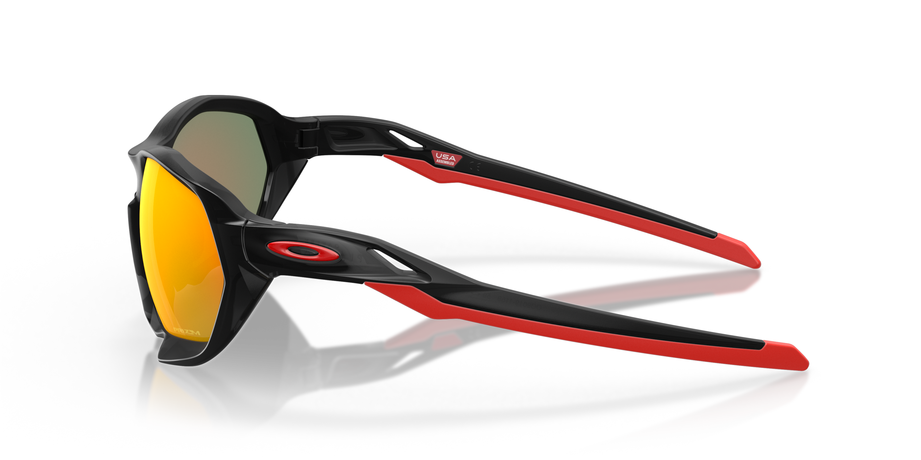 Oakley Plazma Sunglasses with Matte Black Ink Frame and Prizm Ruby ...