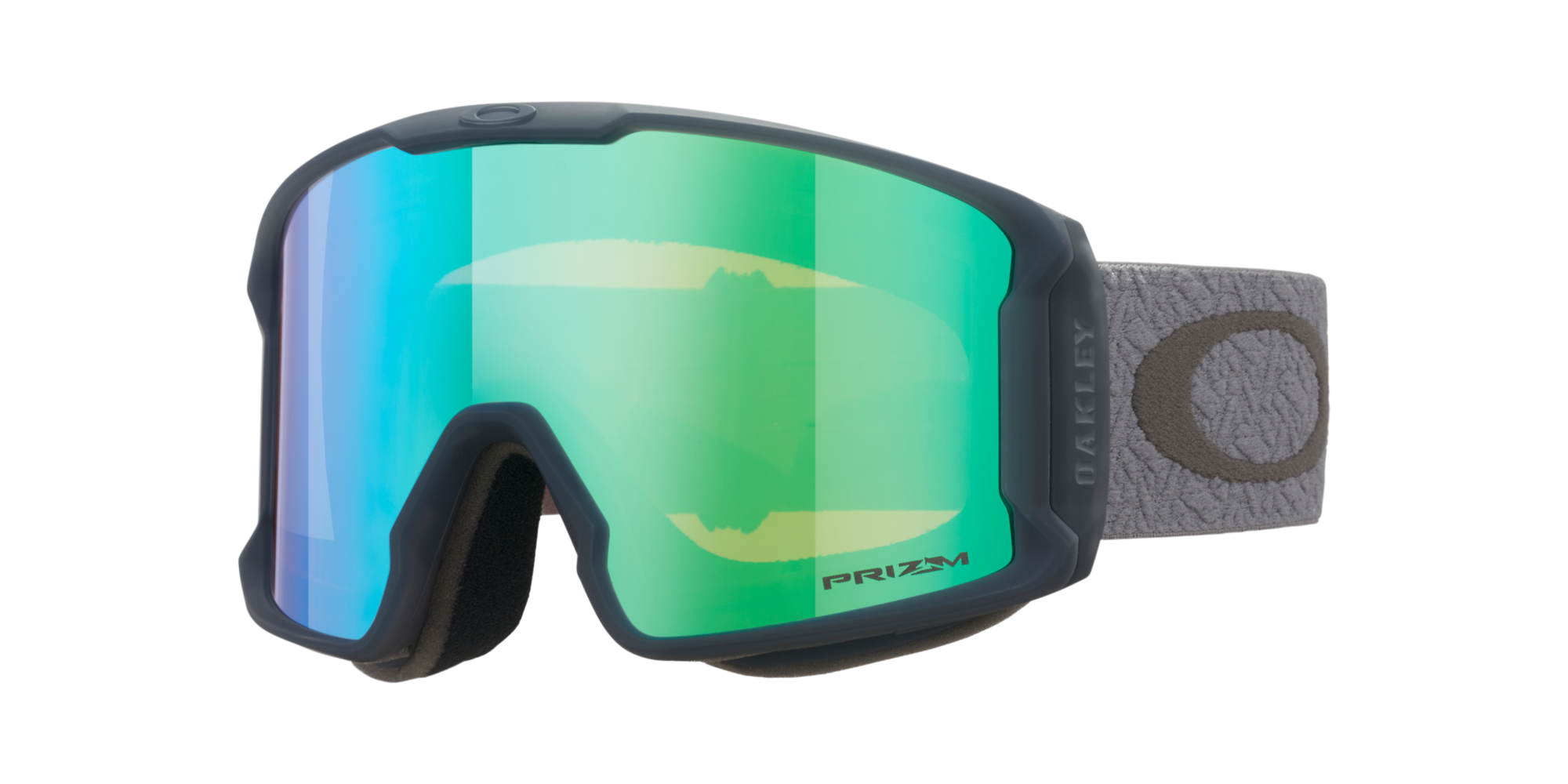 Oakley Line Miner™ L Snow Goggles - Grey Aura - Prizm Snow Jade Iridium ...