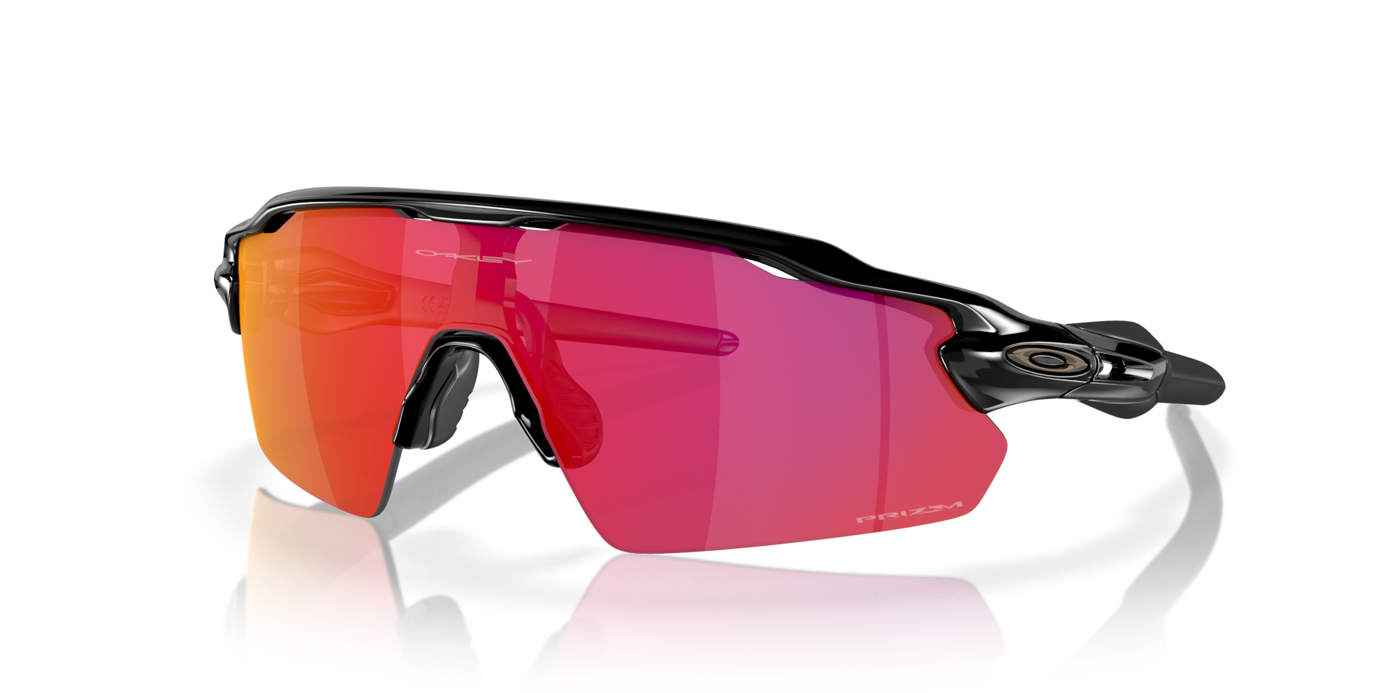 Radar® EV Pitch® Prizm Field Lenses, Polished Black Frame Sunglasses ...