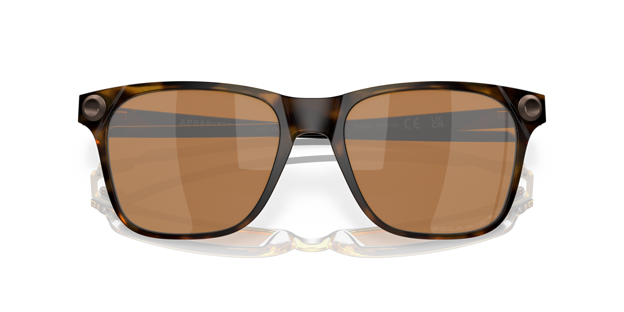 Oakley Apparition™ Sunglasses with Brown Tortoise Frame and Tungsten ...