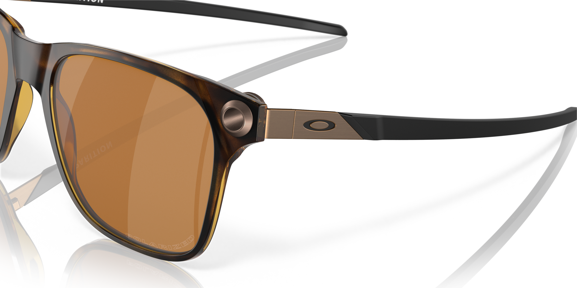Oakley Apparition™ Sunglasses with Brown Tortoise Frame and Tungsten ...