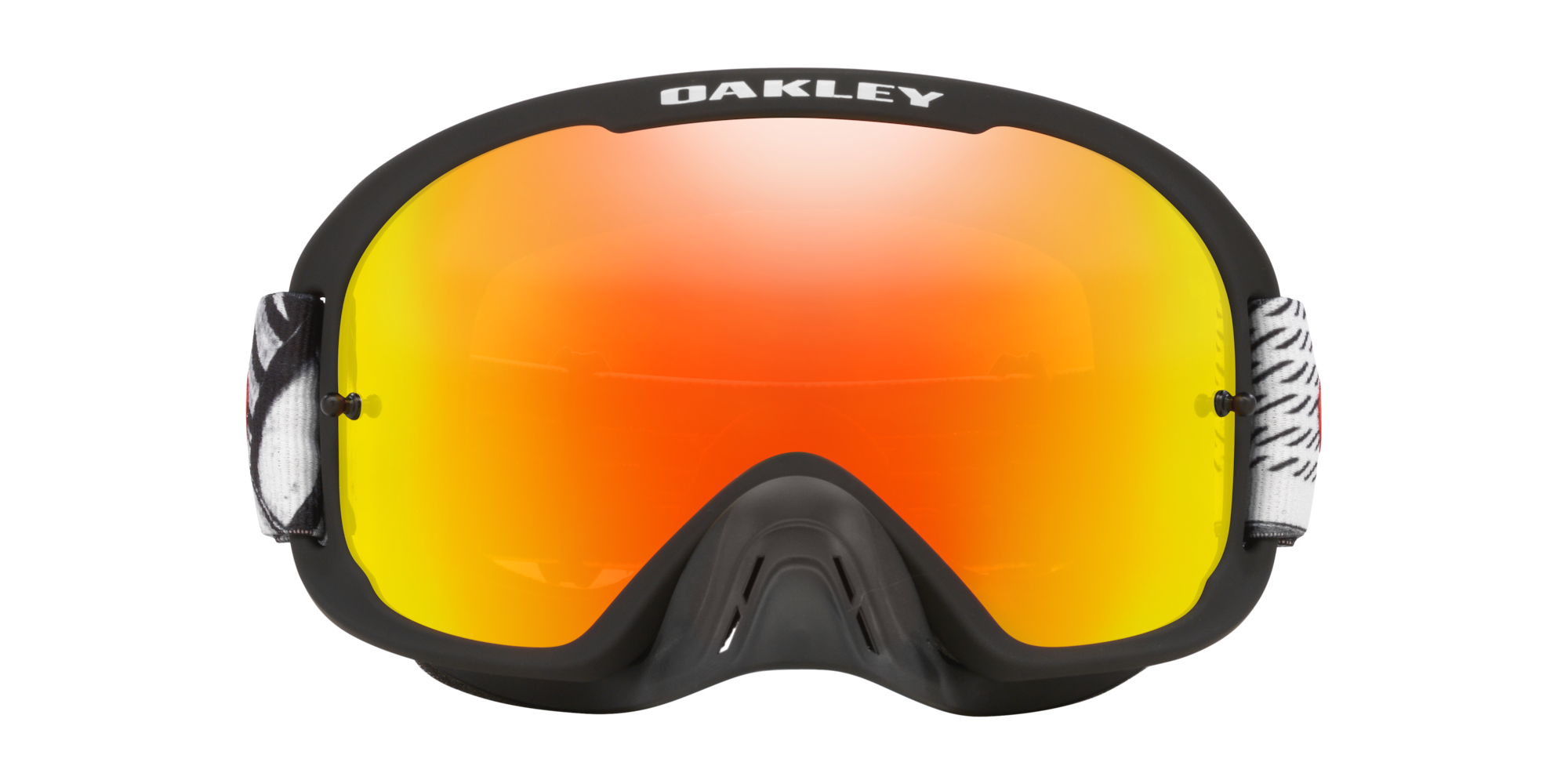 Oakley O-Frame® 2.0 PRO MX Goggles - Black Forge - Fire Iridium ...