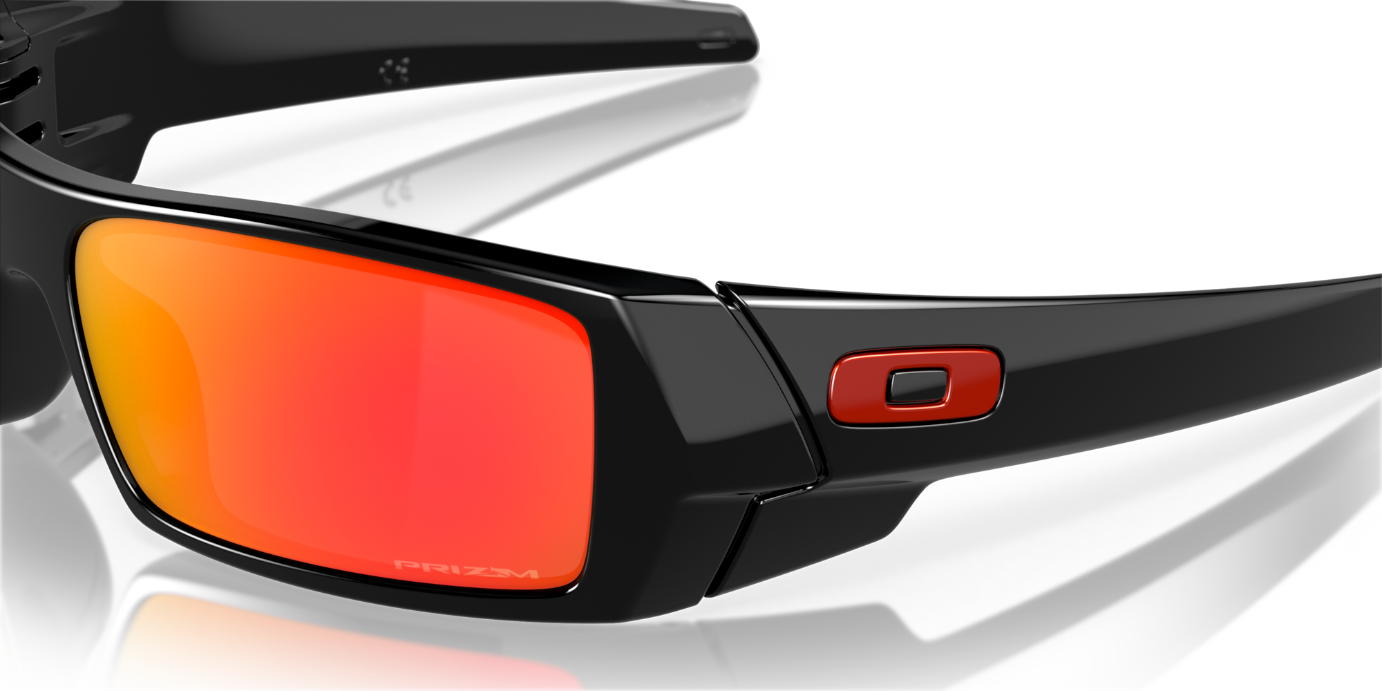 Gascan® Prizm Ruby Lenses, Polished Black Frame Sunglasses | Oakley® US