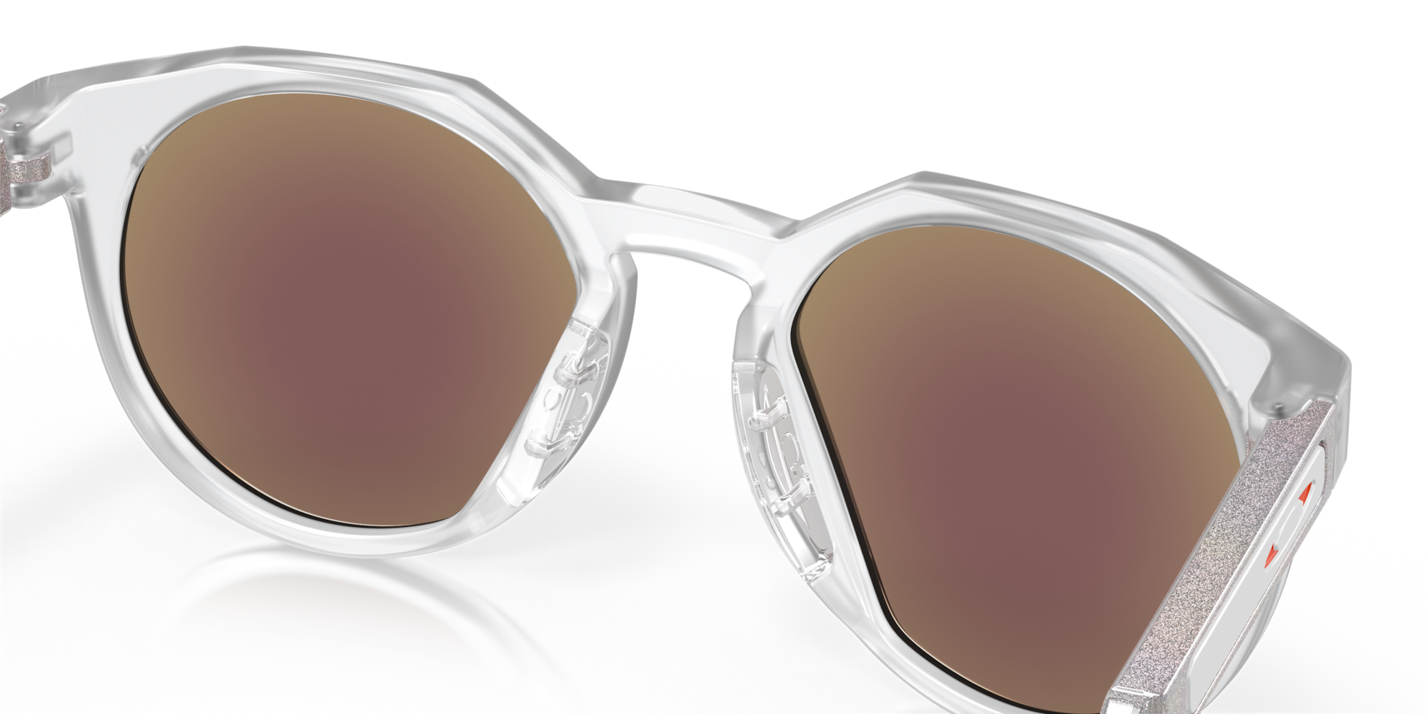 Unity Collection HSTN Prizm Sapphire Lenses, Matte Clear Frame ...