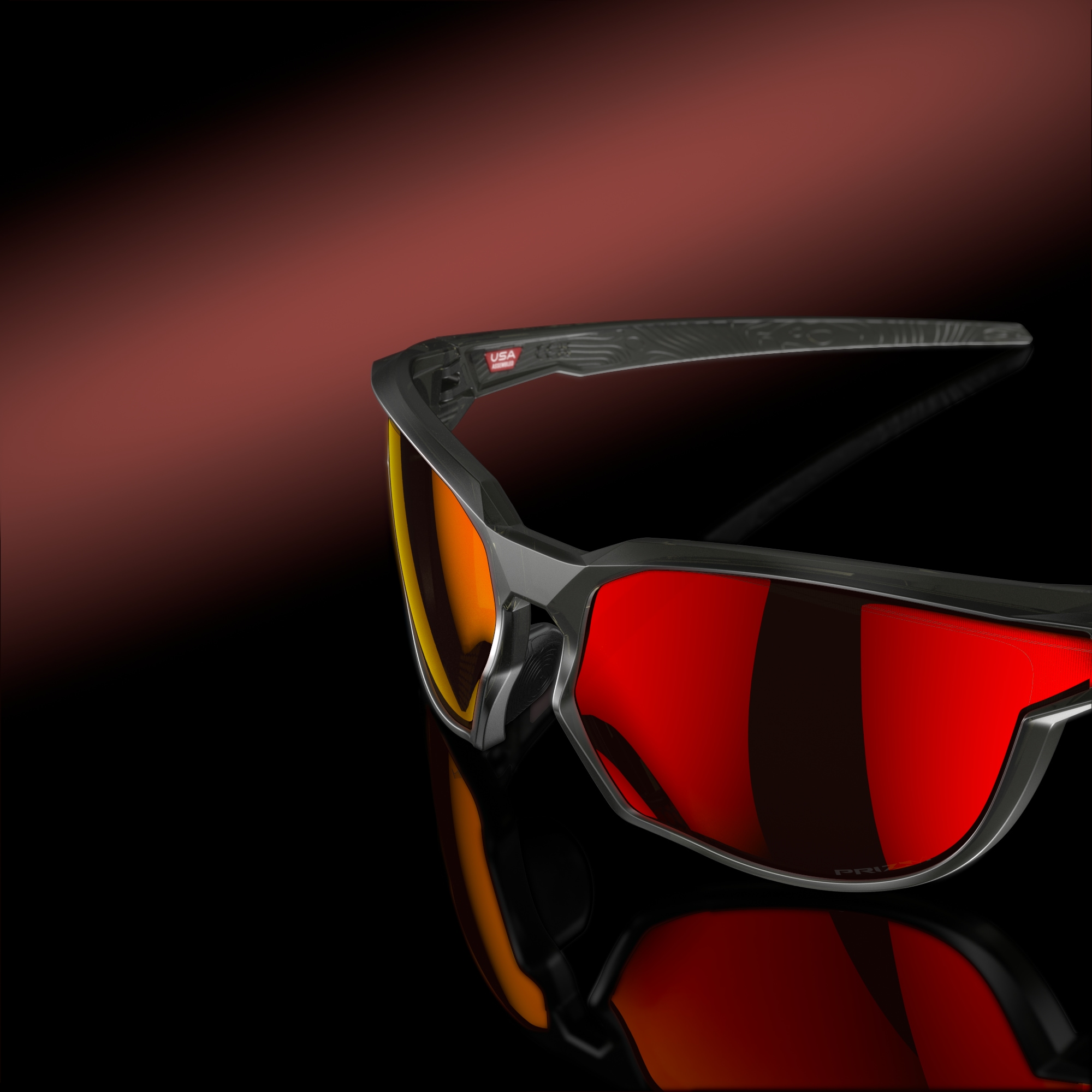 Kaast Prizm Ruby Lenses, Matte Grey Smoke Frame Sunglasses | Oakley® US