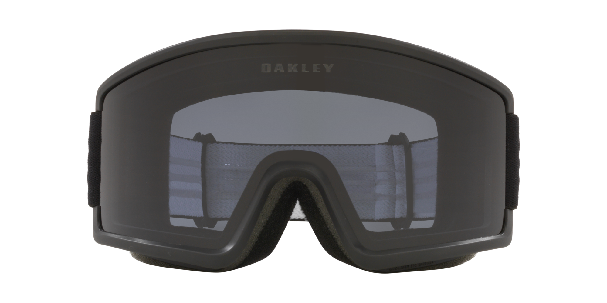 Oakley Target Line L Snow Goggles - Matte Black - Dark Grey - OO7120-01 ...
