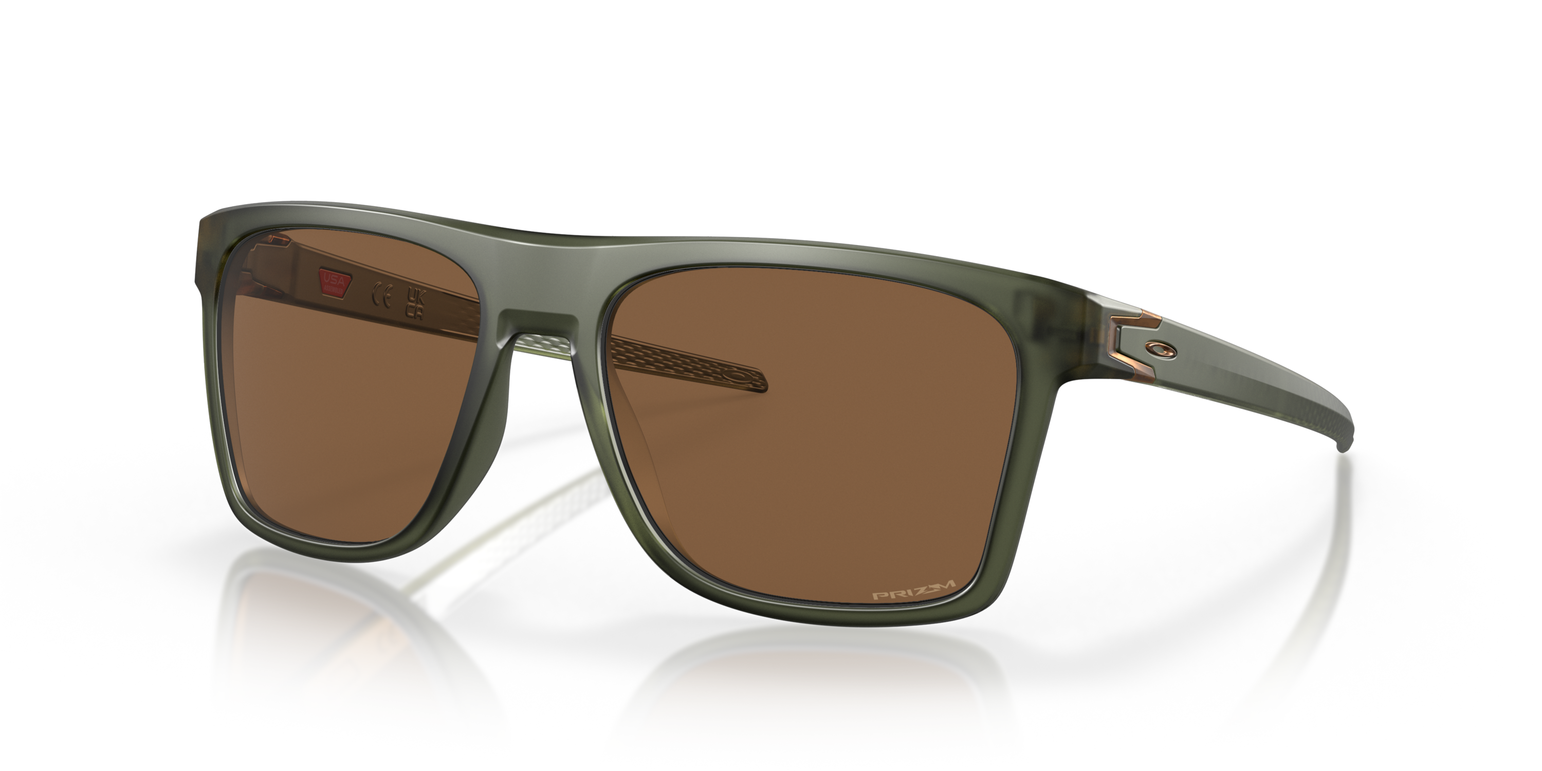 Leffingwell Prizm Bronze Lenses, Matte Olive Ink Frame Sunglasses ...