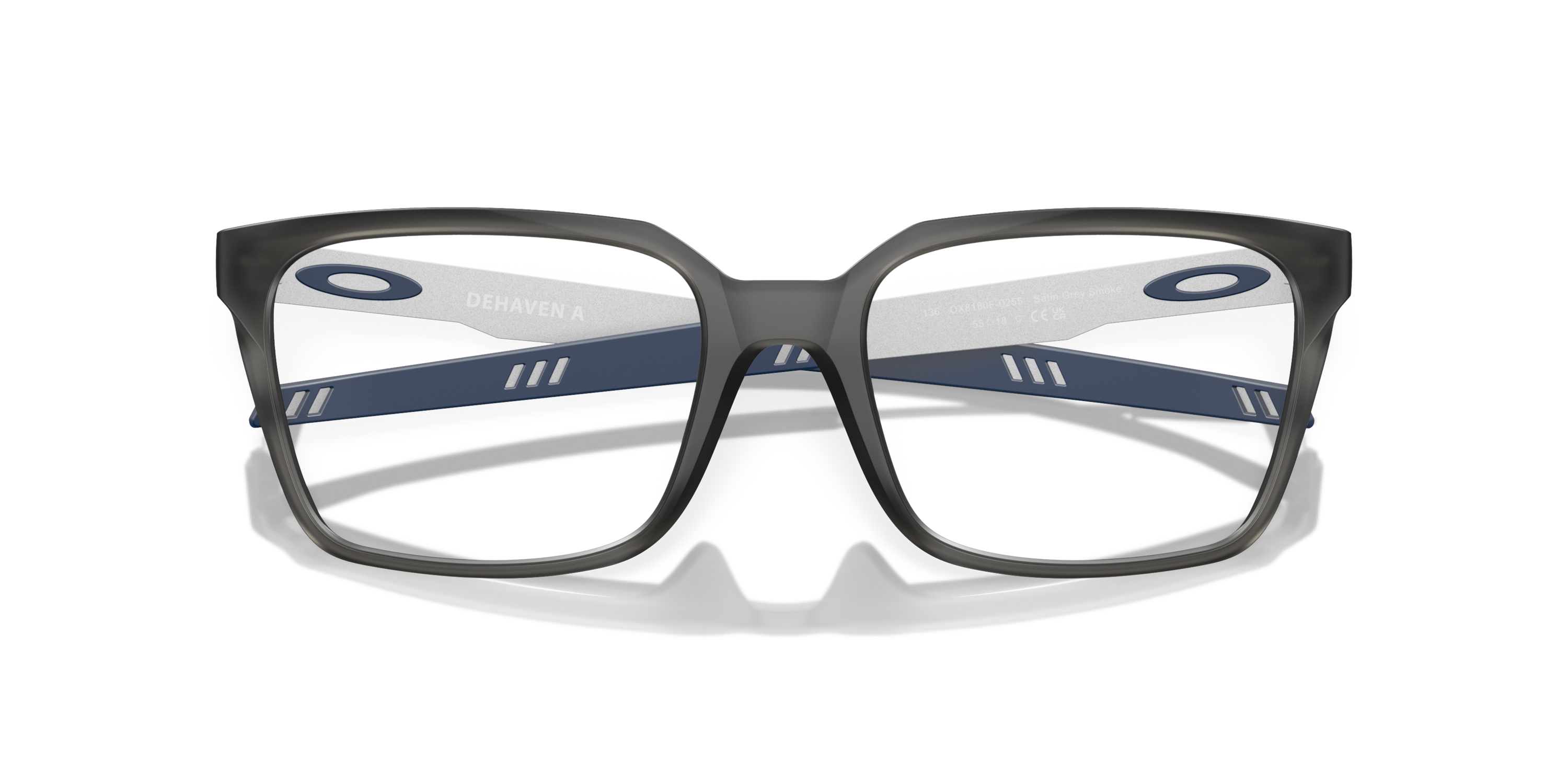 Dehaven (Low Bridge Fit) Satin Grey Smoke Eyeglasses | Oakley® US