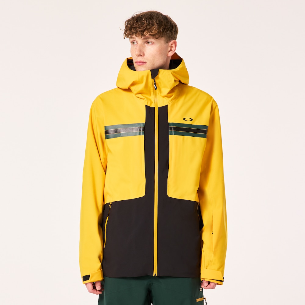 Oakley Tc Reduct Earth Shell Jacket - Amber Yellow/Hunter Green ...