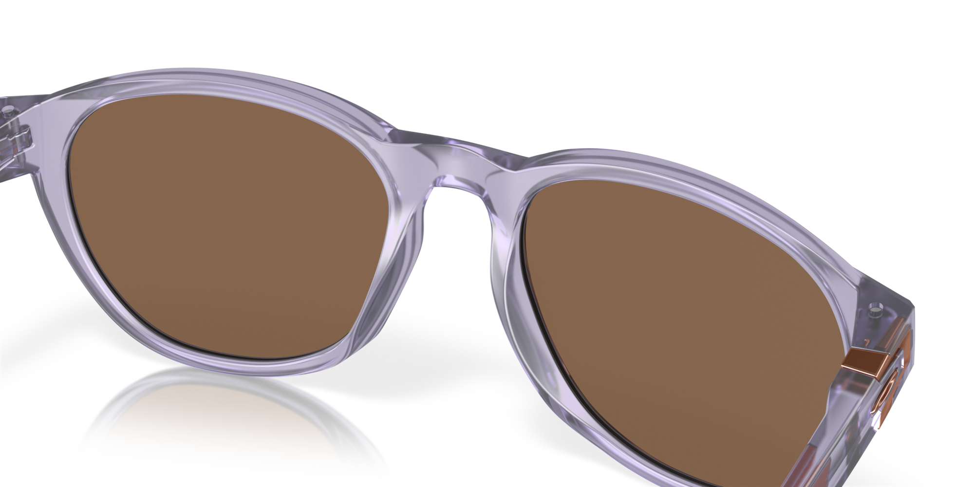 Oakley Reedmace Sunglasses with Matte Lilac Frame and Prizm Bronze ...