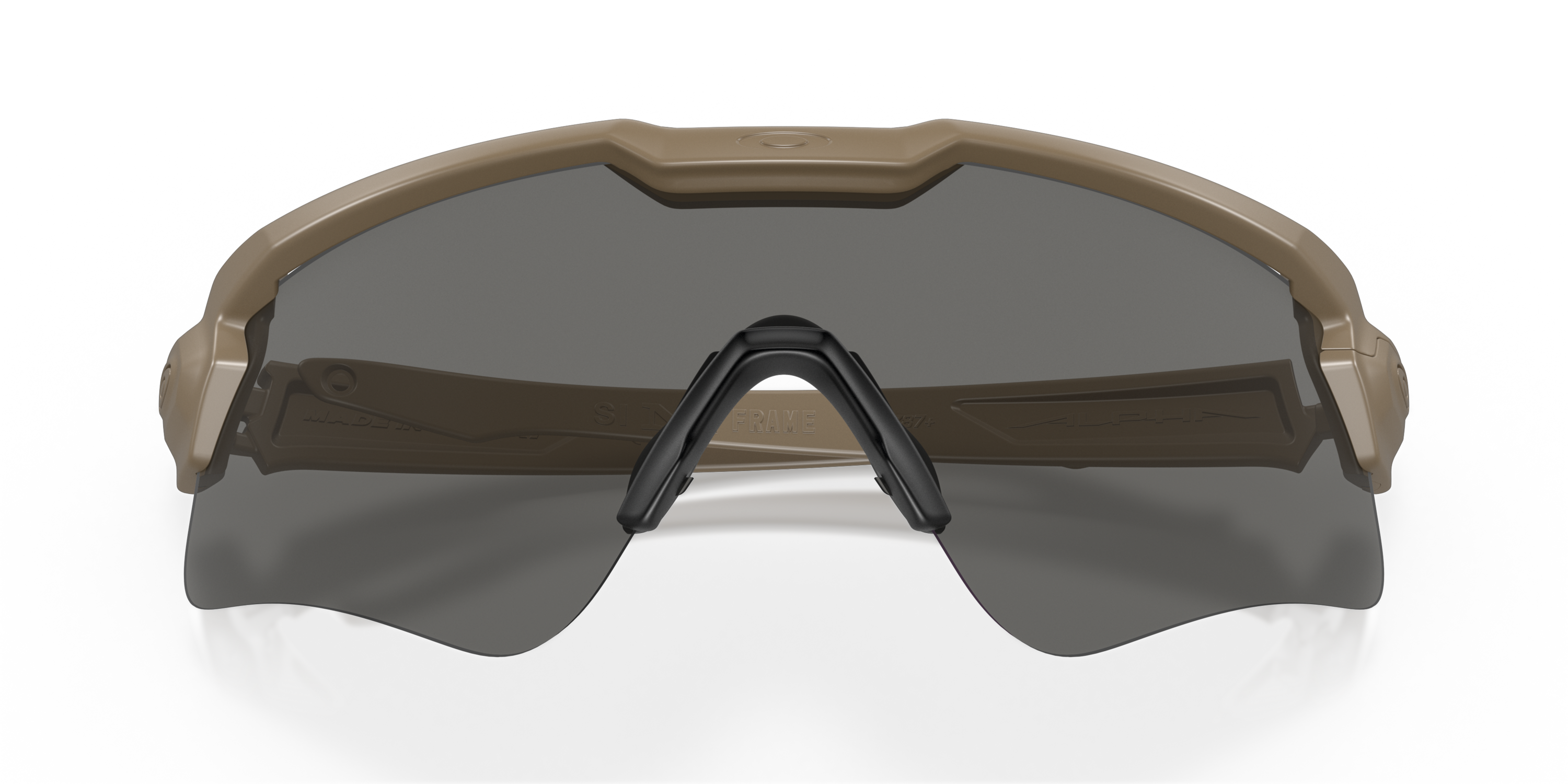 Standard Issue Ballistic M Frame® Alpha Grey Lenses, Terrain Tan Frame ...