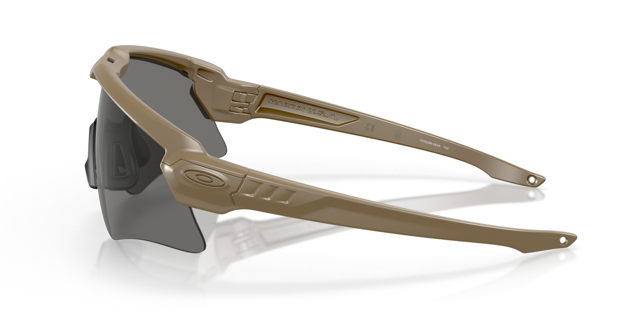 Standard Issue Ballistic M Frame® Alpha Grey Lenses, Terrain Tan Frame ...