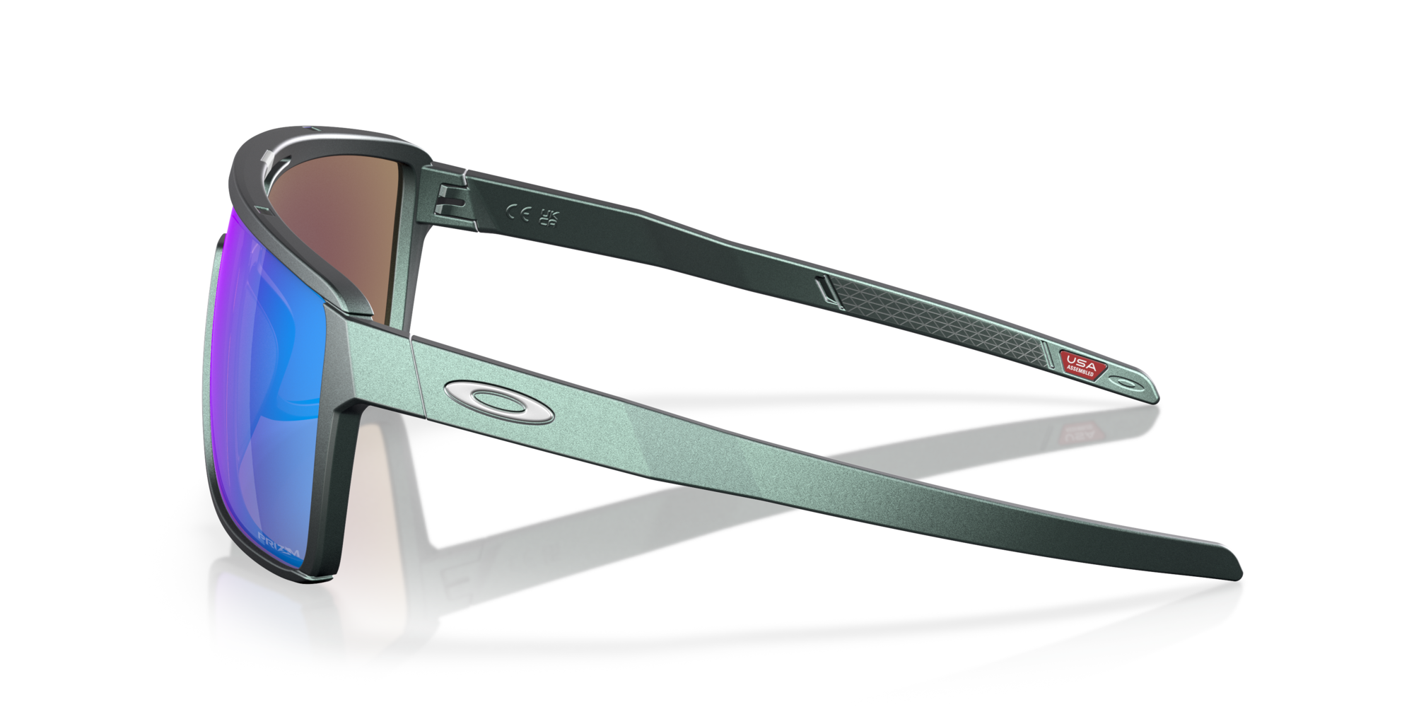 Castel Prizm Sapphire Lenses, Matte Silver/Blue Colorshift Frame ...