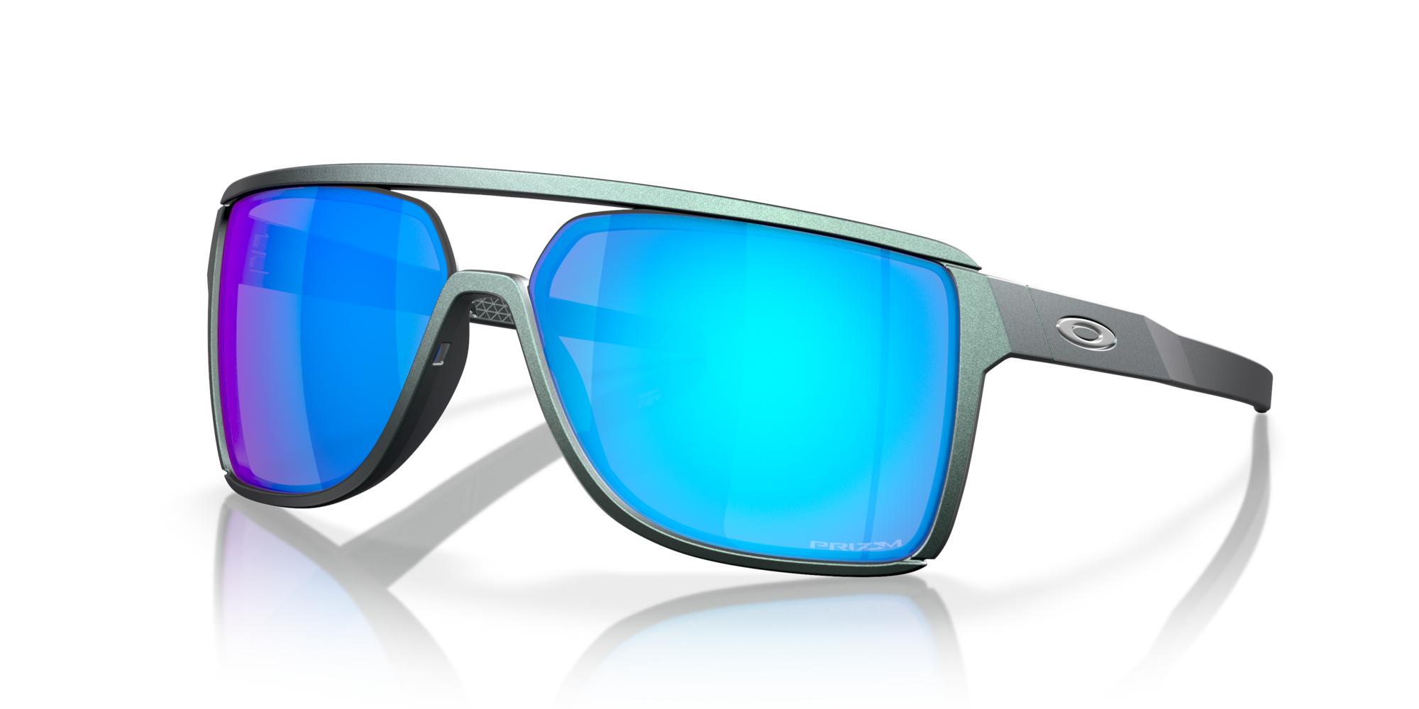 Castel Prizm Sapphire Lenses, Matte Silver/Blue Colorshift Frame ...