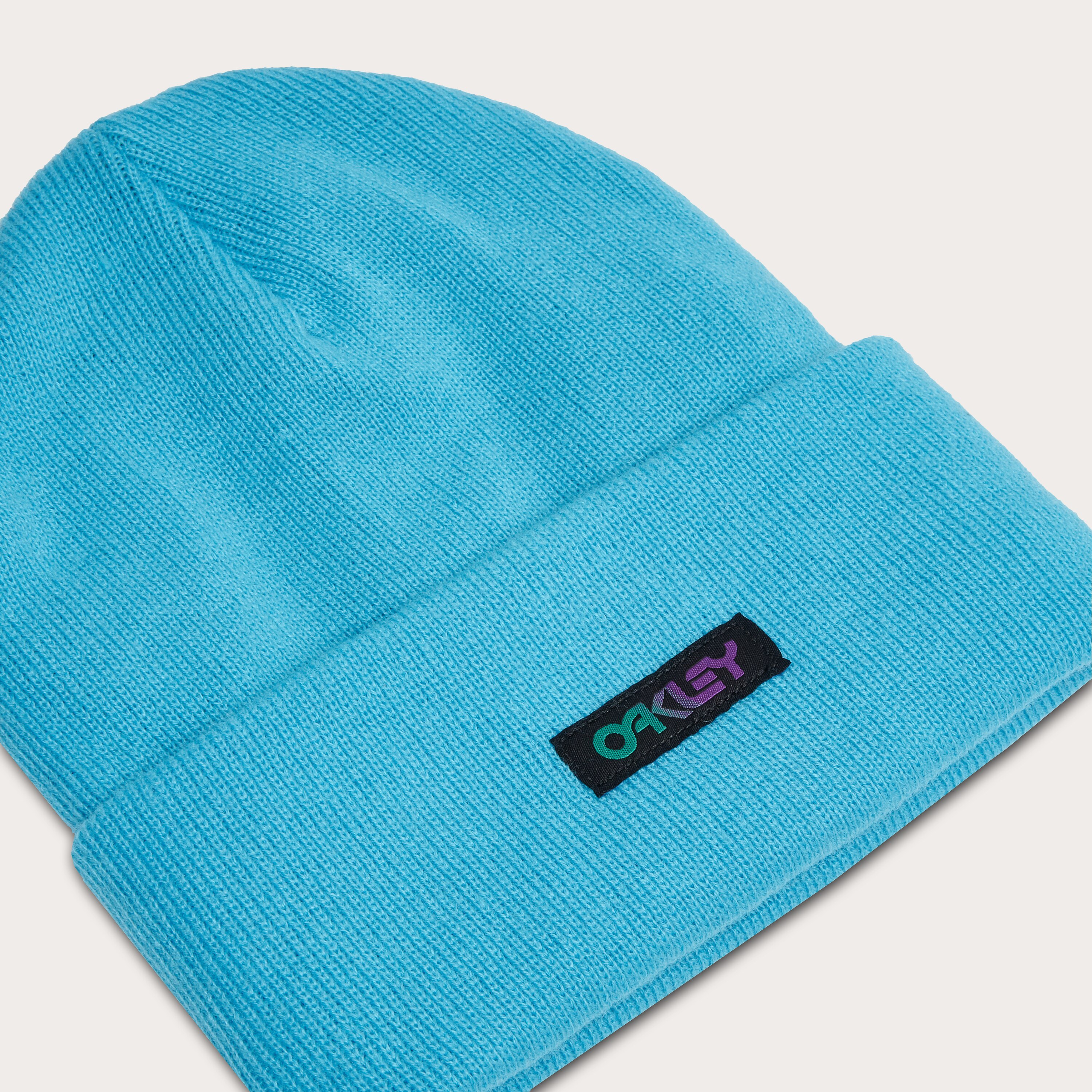 Oakley B1B Gradient Patch Beanie - Bright Blue | Oakley® US
