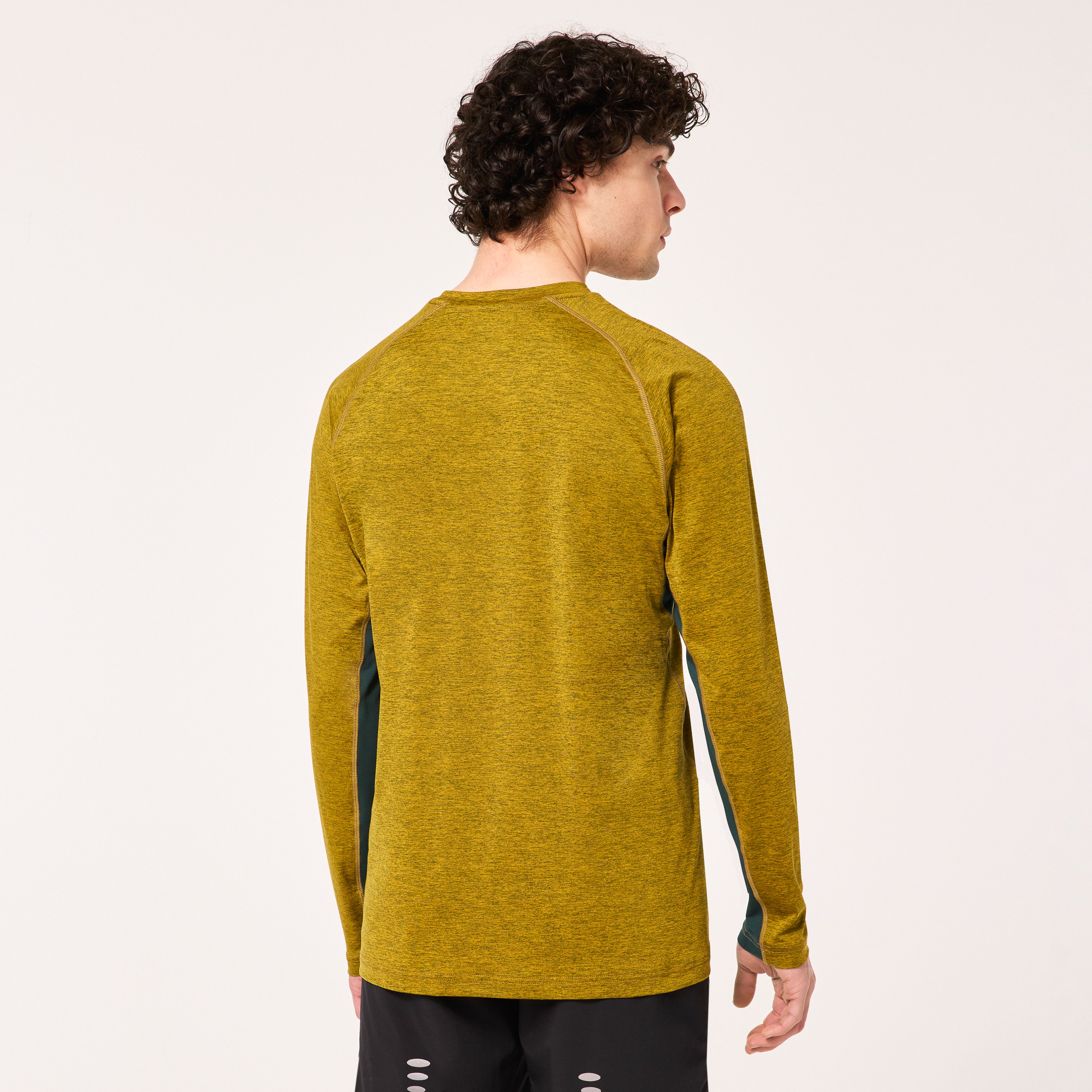 Oakley O Fit Rc LS Tee - Green/Yellow Heather | Oakley® US