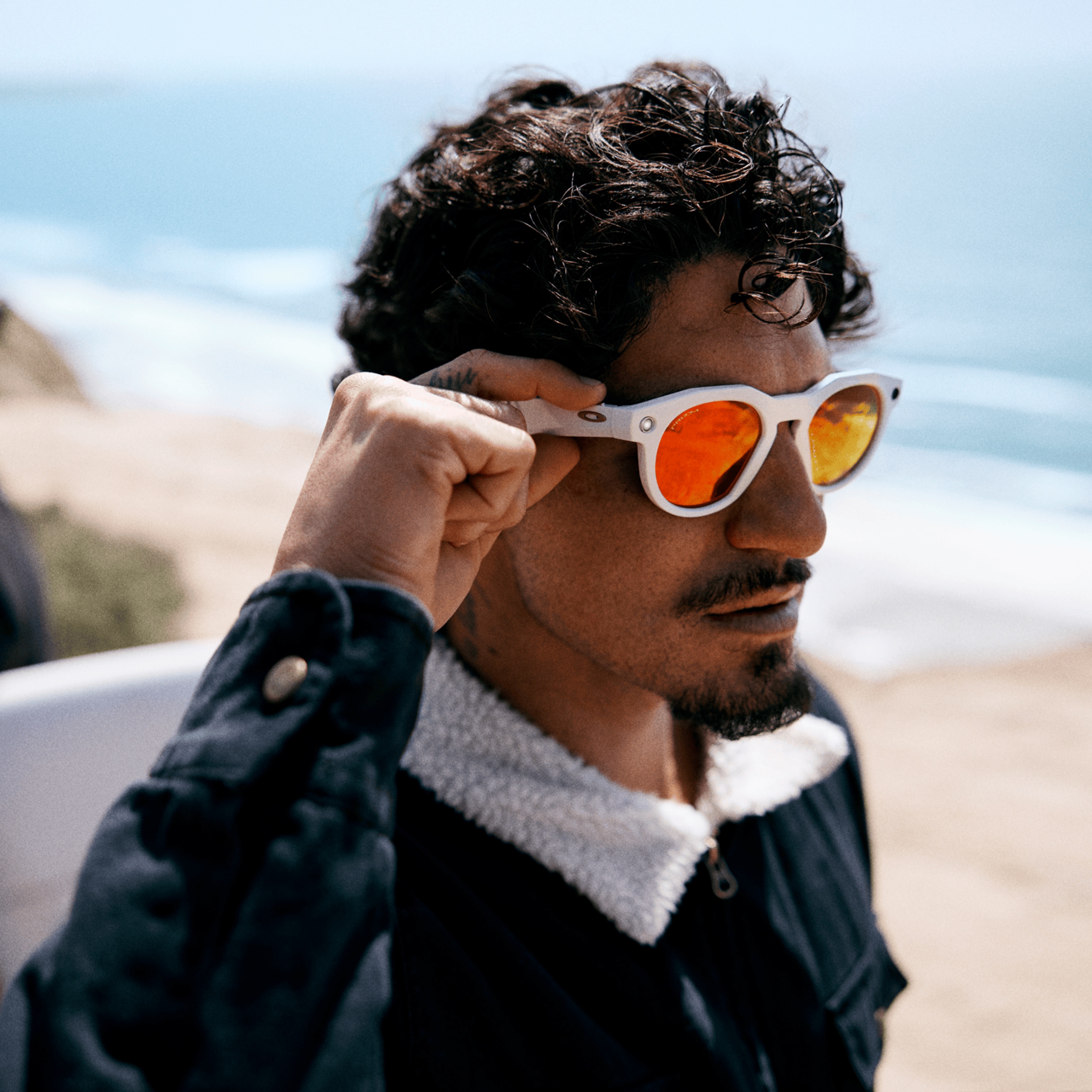 Oakley Meta HSTN Prizm Ruby Lenses, Warm Grey Frame Sunglasses | Oakley® US