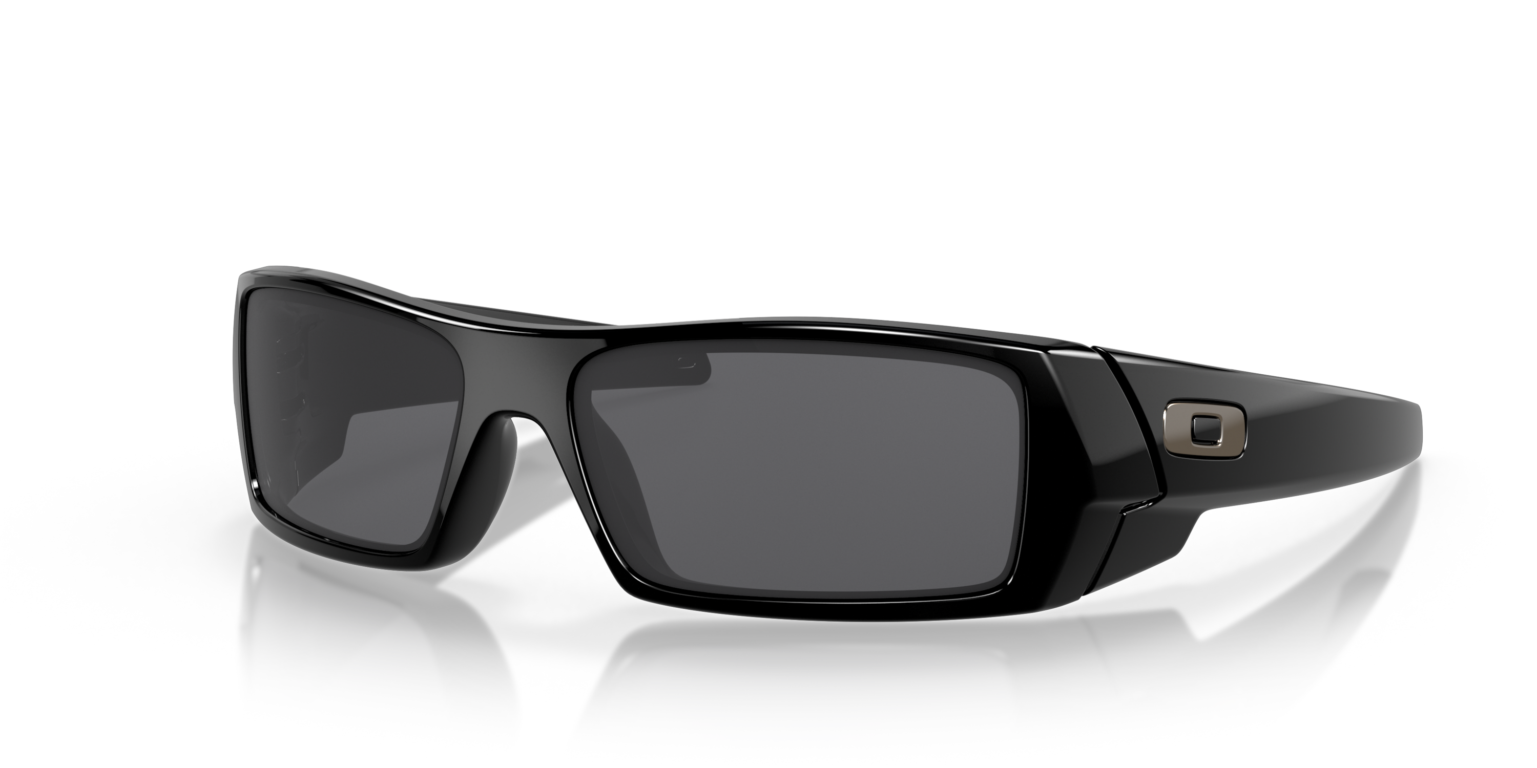 Gascan® Grey Lenses, Polished Black Frame Sunglasses | Oakley® US
