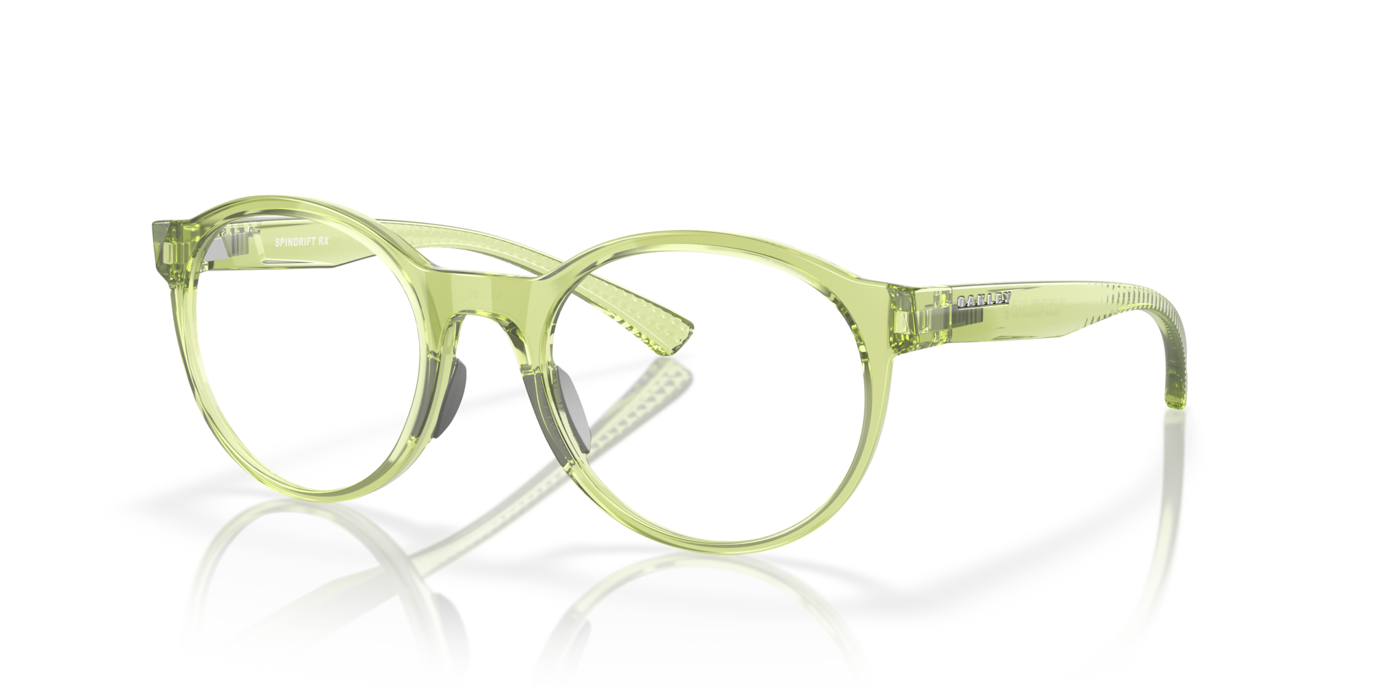 Oakley Spindrift Eyeglasses with Polished Translucent Fern Frame ...