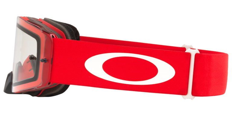 Oakley Front Line™ MX Goggles with Moto Red Strap and Clear Lenses ...