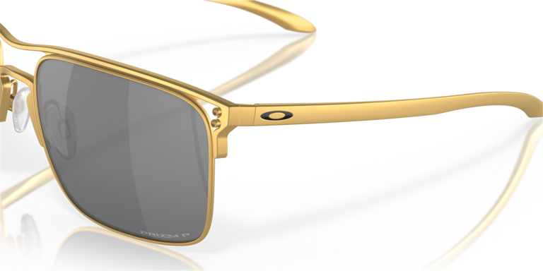 Holbrook™ TI Prizm Black Polarized Lenses, Satin Gold Frame Sunglasses ...
