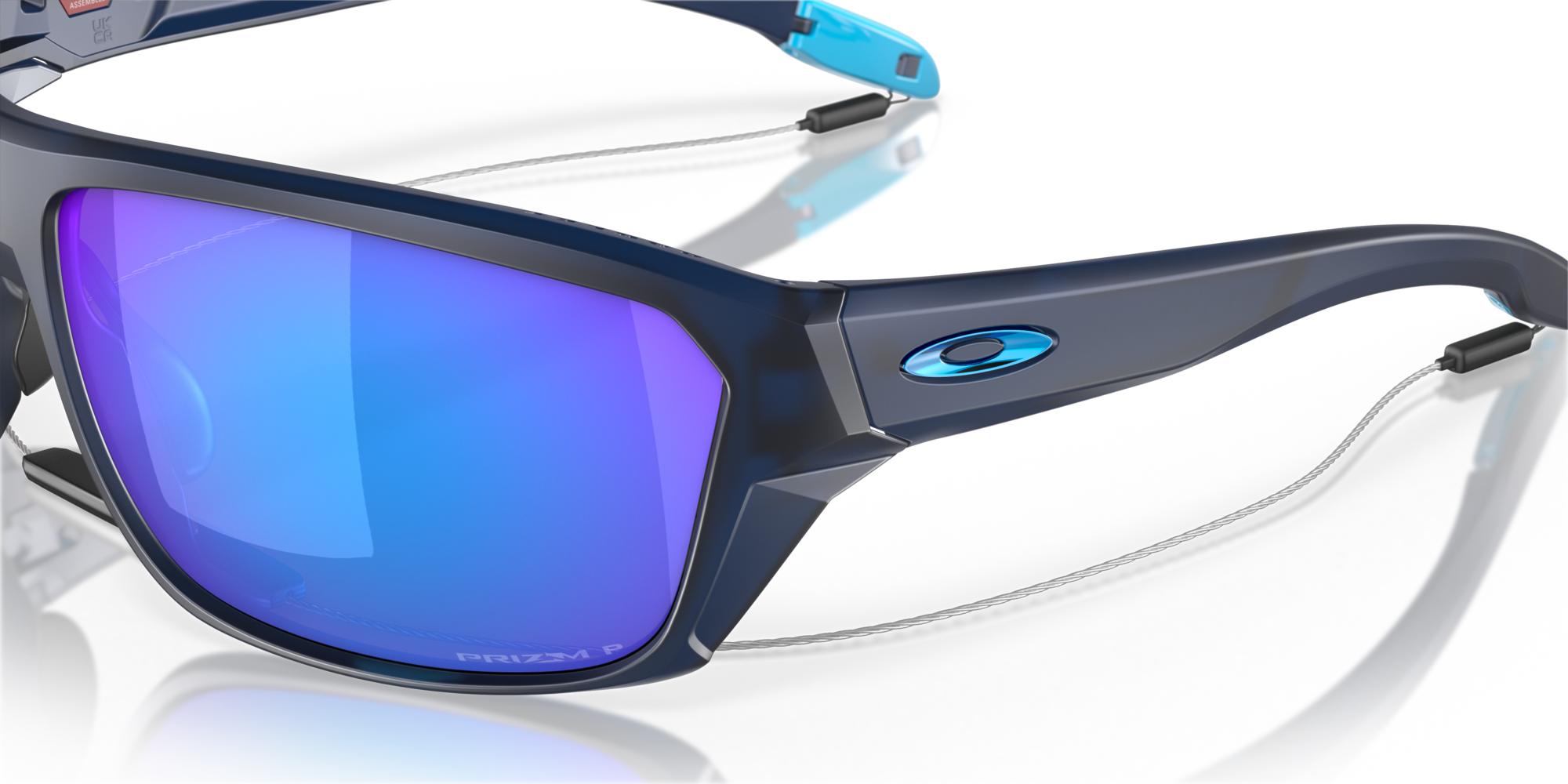Oakley Split Shot Sunglasses with Matte Translucent Blue Frame and ...