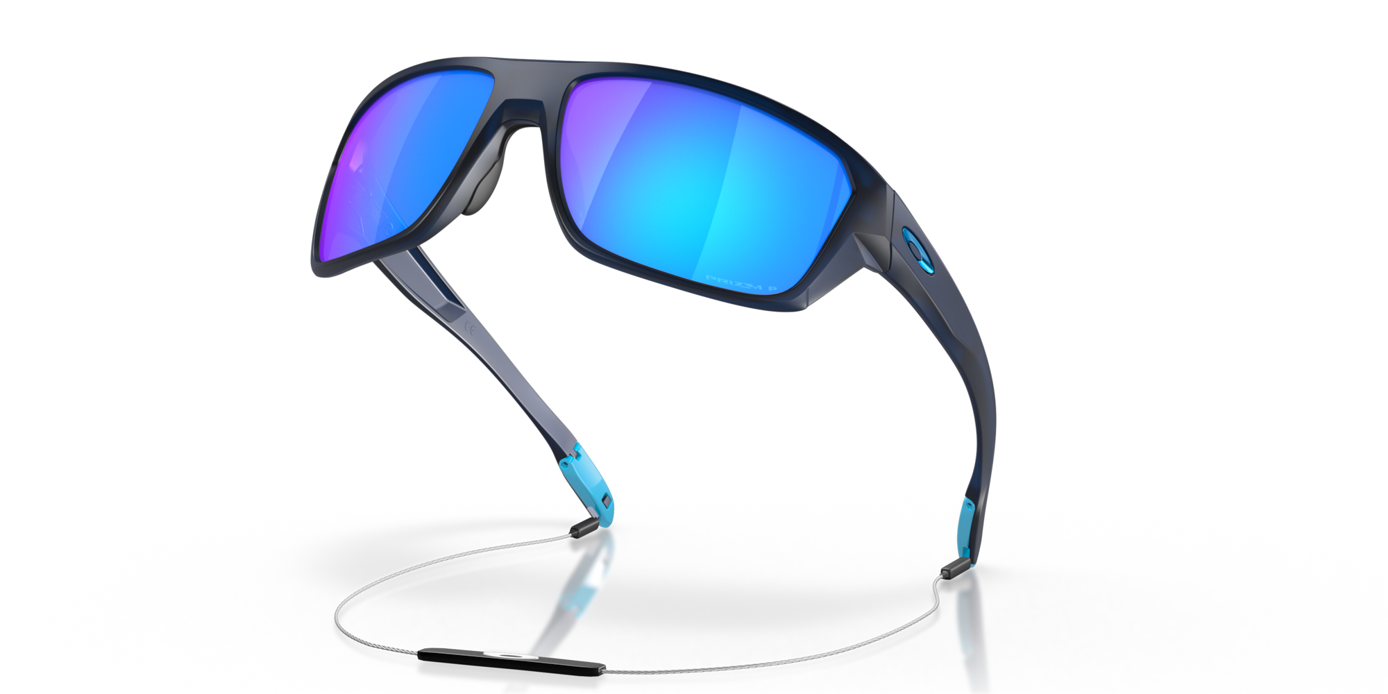 Split Shot Prizm Sapphire Polarized Lenses, Matte Translucent Blue ...