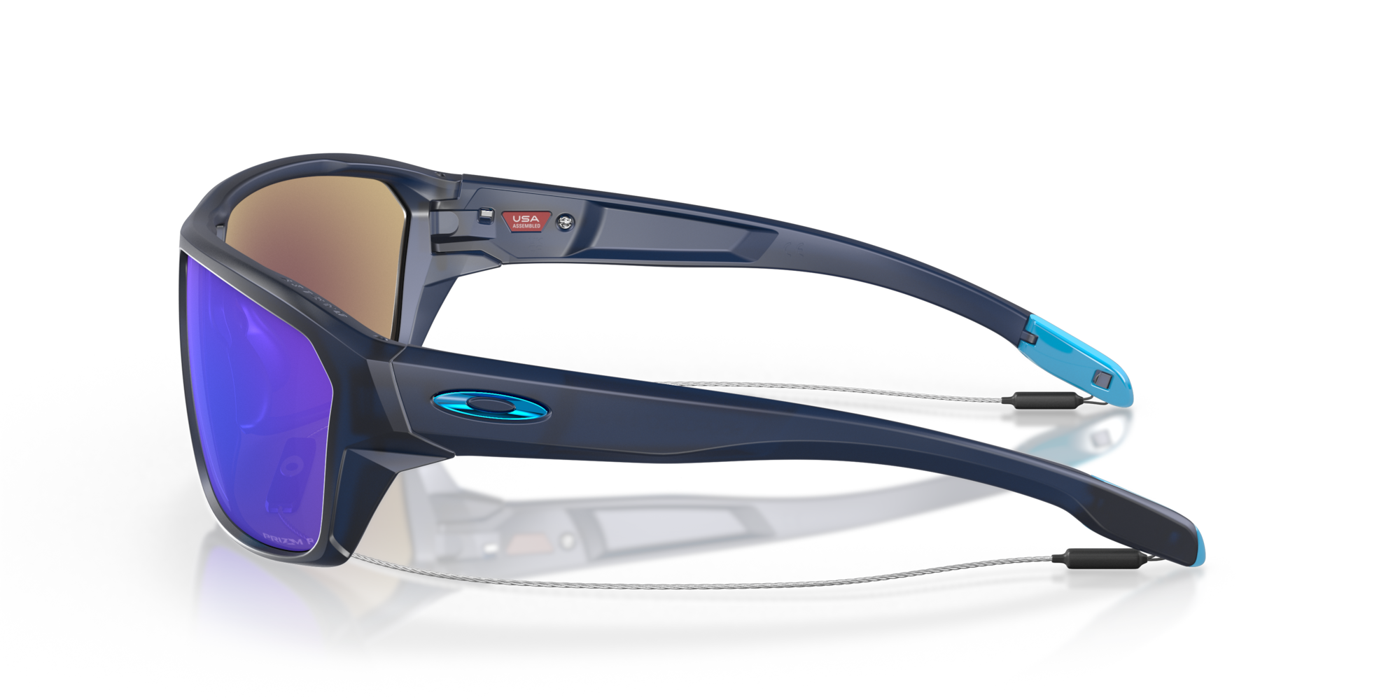 Oakley Split Shot Sunglasses with Matte Translucent Blue Frame and ...