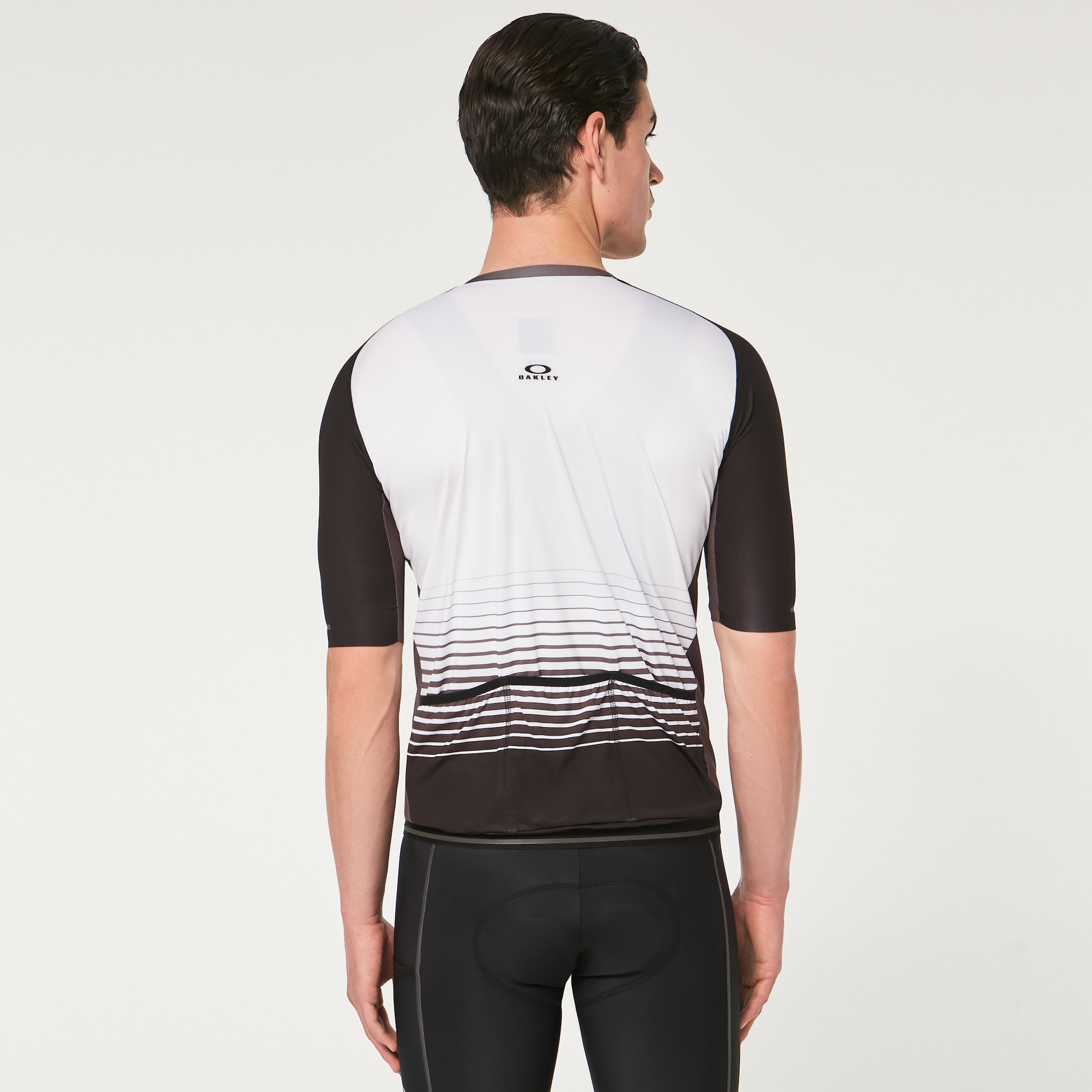 Oakley Sublimated Icon Jersey 2.0 - White/Forged Iron Stripe | Oakley® EU