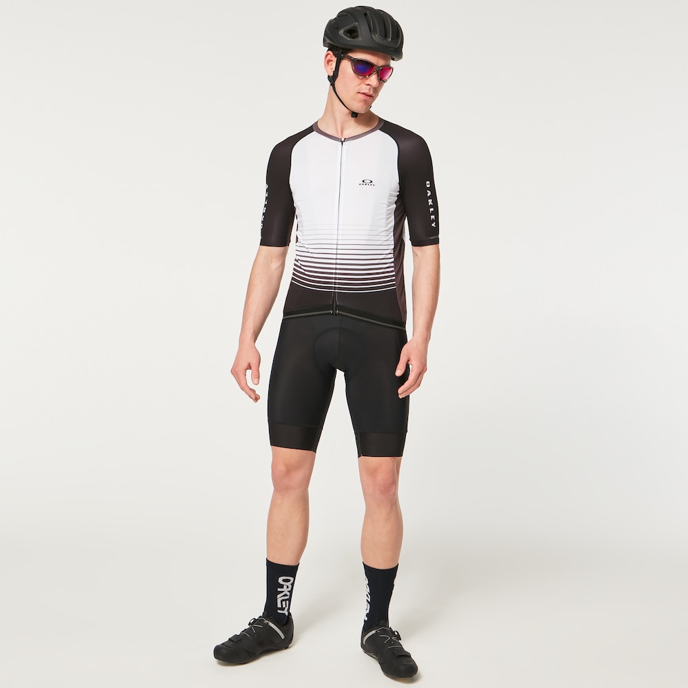 Oakley Sublimated Icon Jersey 2.0 - White/Forged Iron Stripe | Oakley® EU