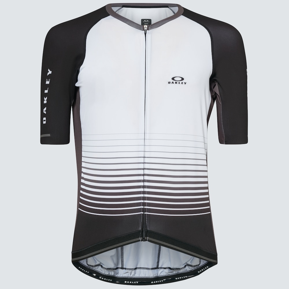 Oakley Sublimated Icon Jersey 2.0 - White/Forged Iron Stripe | Oakley® EU