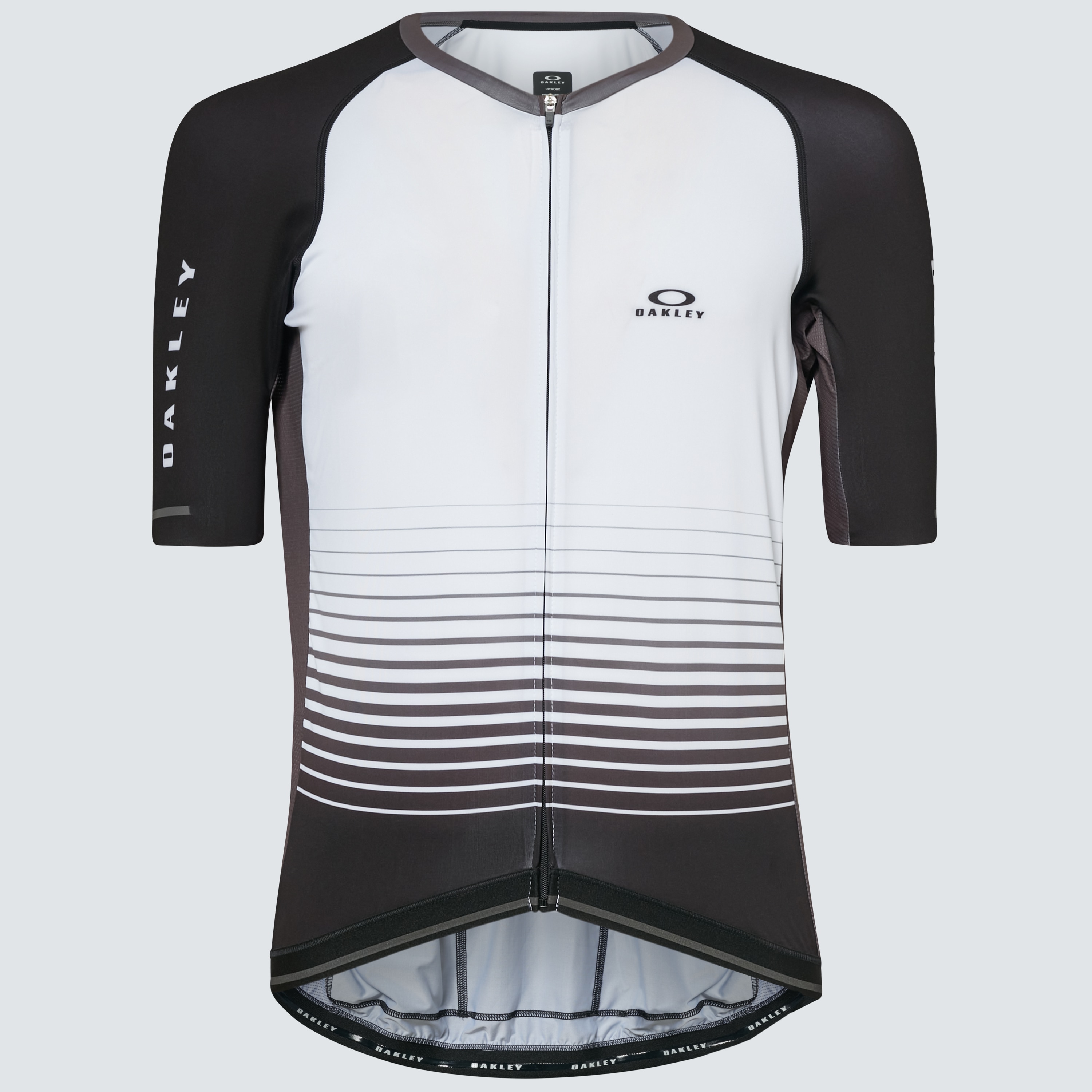 Oakley Sublimated Icon Jersey 2.0 - White/Forged Iron Stripe | Oakley® EU