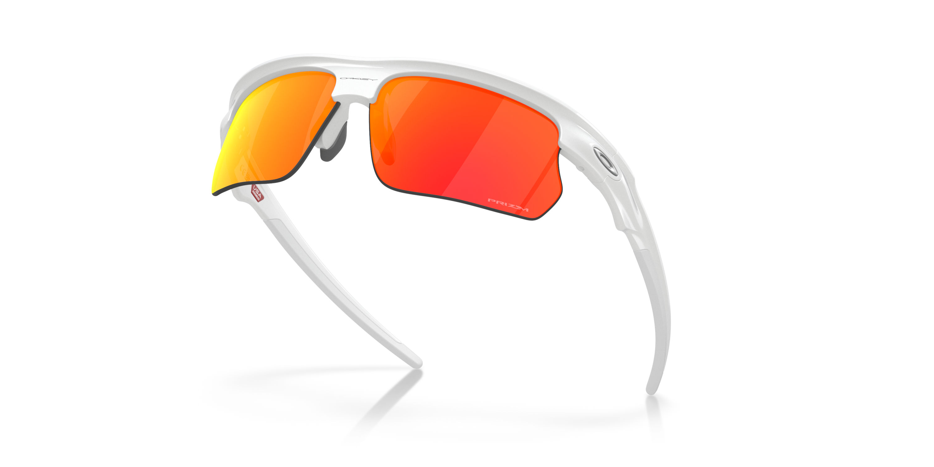 BiSphaera™ Prizm Ruby Lenses, Polished White Frame Sunglasses | Oakley® GB