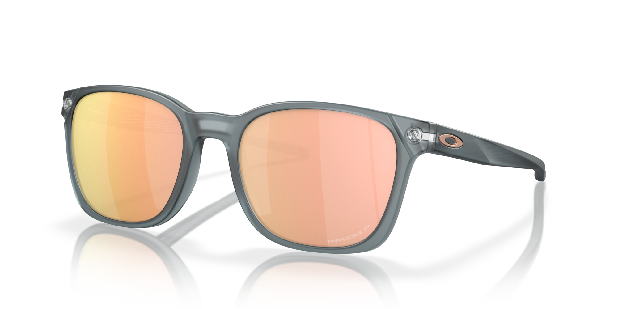 Oakley Ojector Sunglasses with Matte Crystal Black Frame and Prizm Rose ...