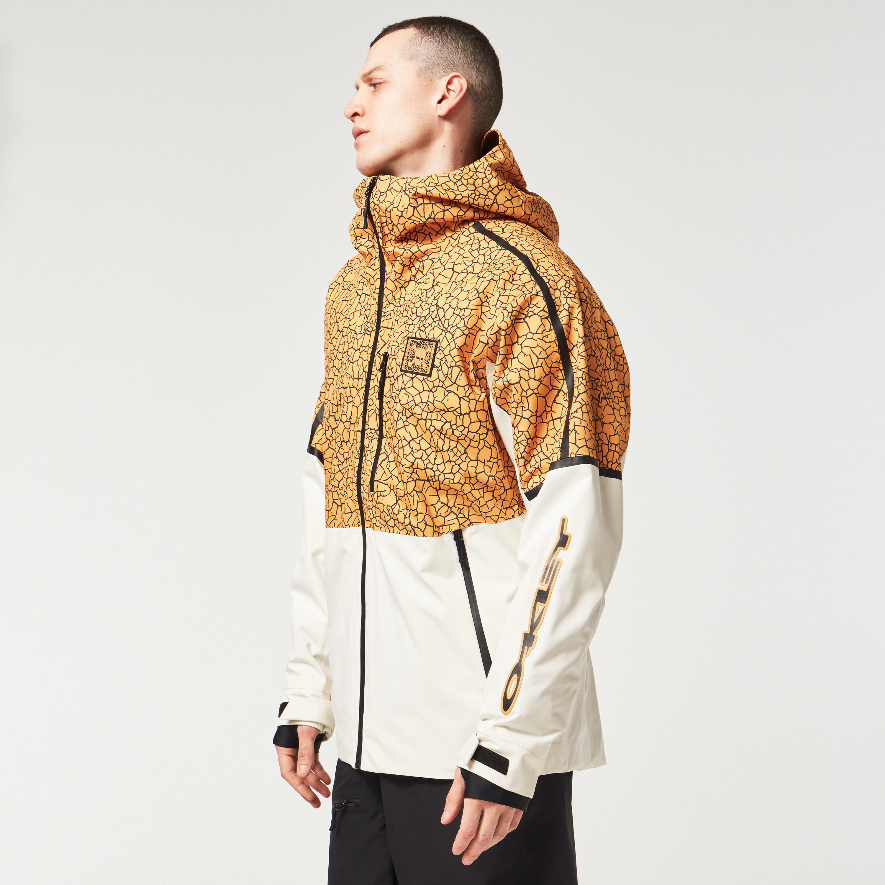 Oakley Tc Gunn 2.0 Rc Shell Jacket - Yellow Crackle Pt/White | Oakley® US