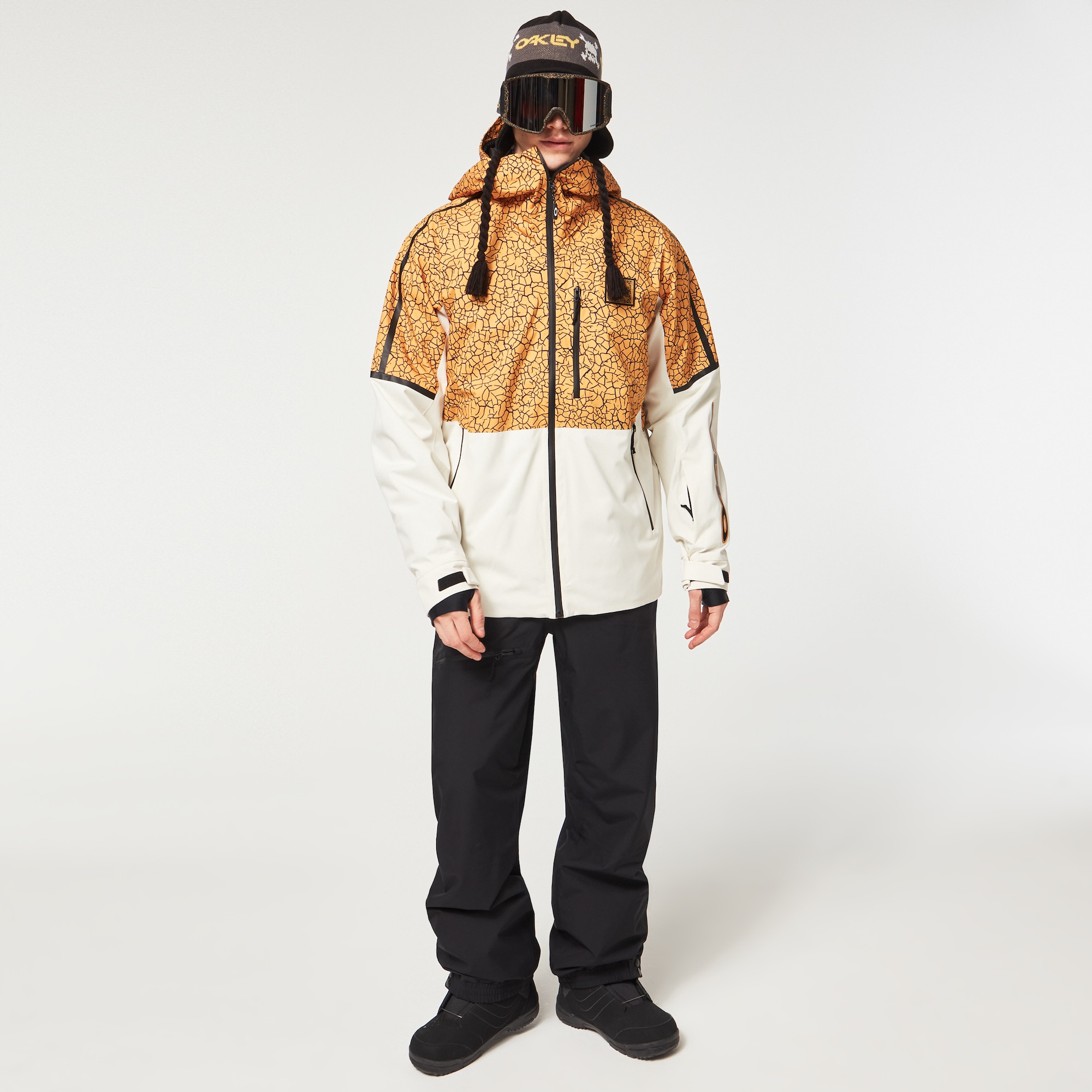 Oakley Tc Gunn 2.0 Rc Shell Jacket - Yellow Crackle Pt/White | Oakley® US