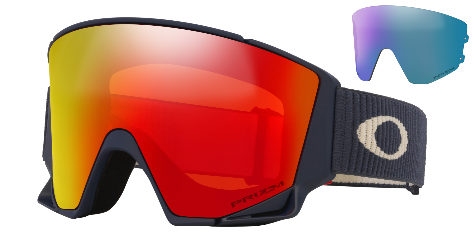 Oakley Flow Scape™ L Snow Goggles - India Ink Corduroy - Prizm Snow ...