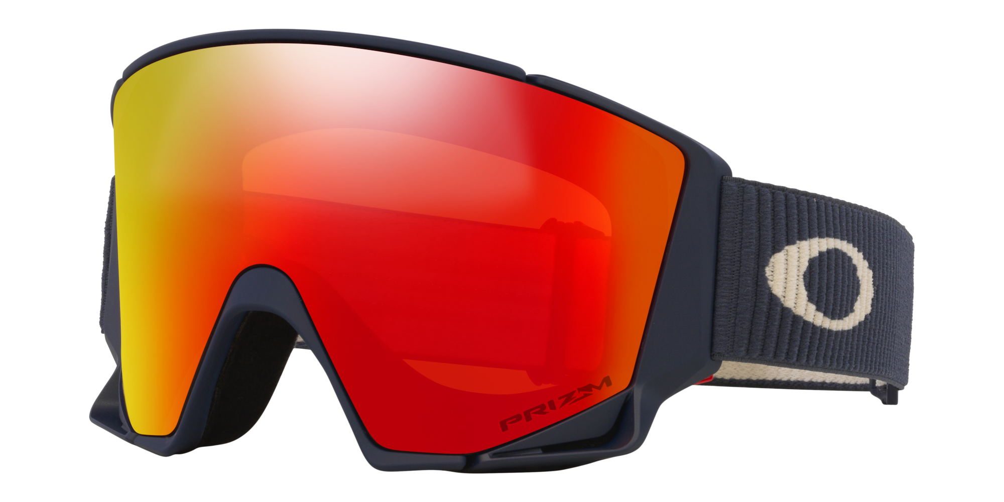 Oakley Flow Scape™ L Snow Goggles with India Ink Corduroy Strap and ...