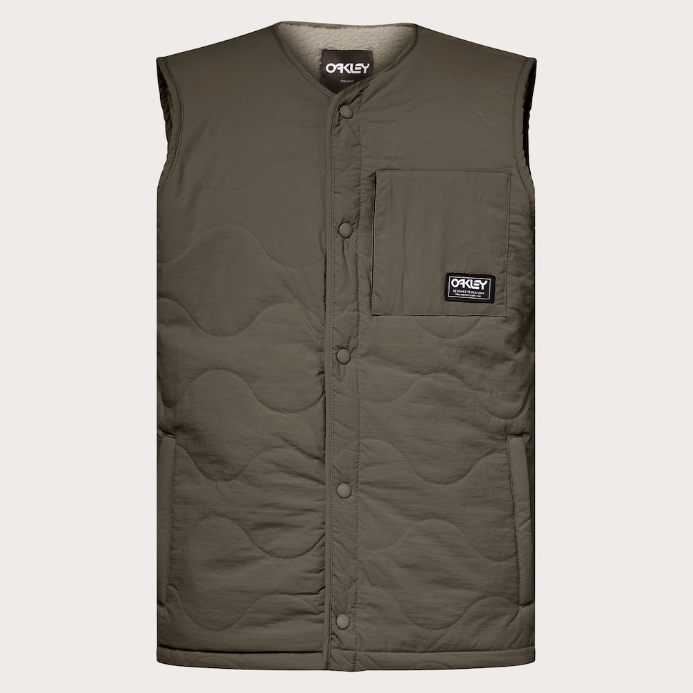 Oakley Quilted Sherpa Vest - New Dark Brush | Oakley® US