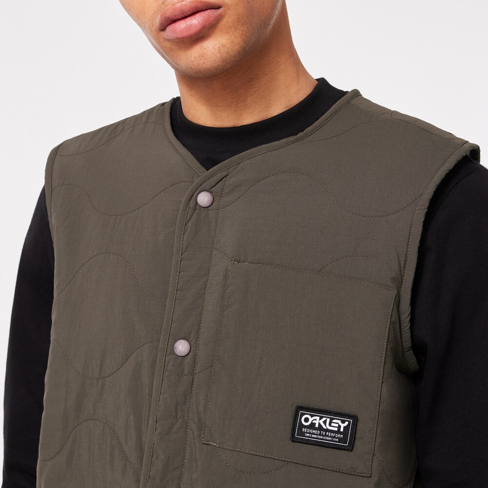Oakley Quilted Sherpa Vest - New Dark Brush | Oakley® US