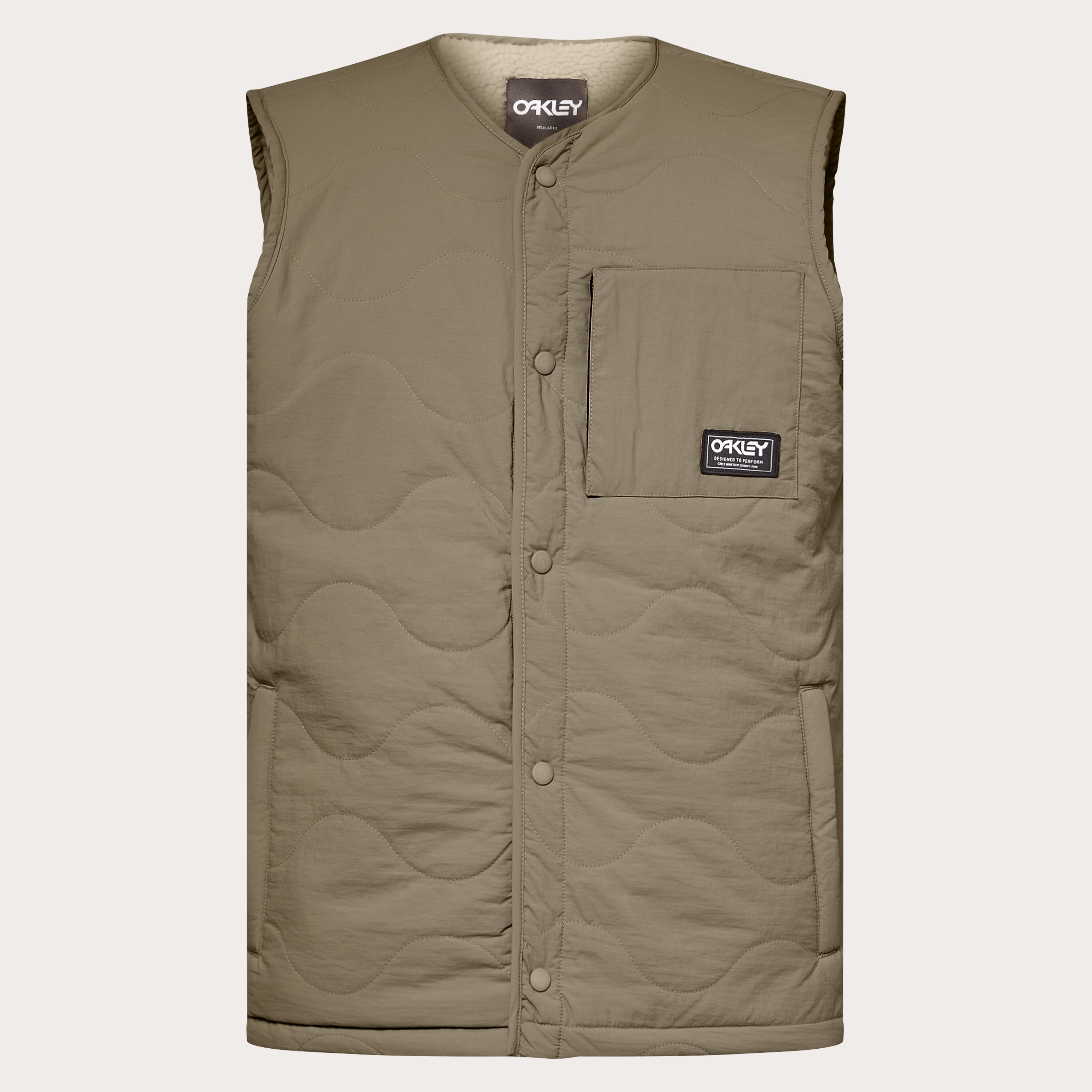 Oakley Quilted Sherpa Vest - New Dark Brush | Oakley® US