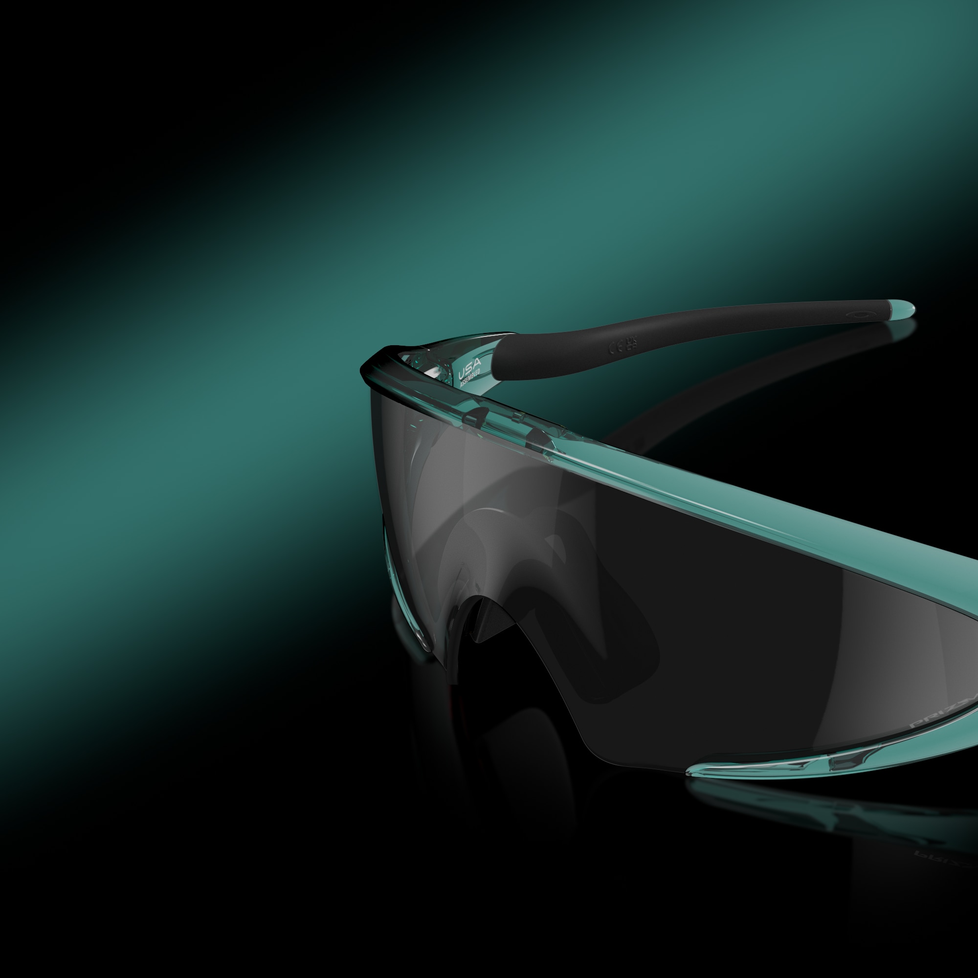 Oakley Ellipse Prizm Black Lenses, Transparent Pacific Frame Sunglasses ...
