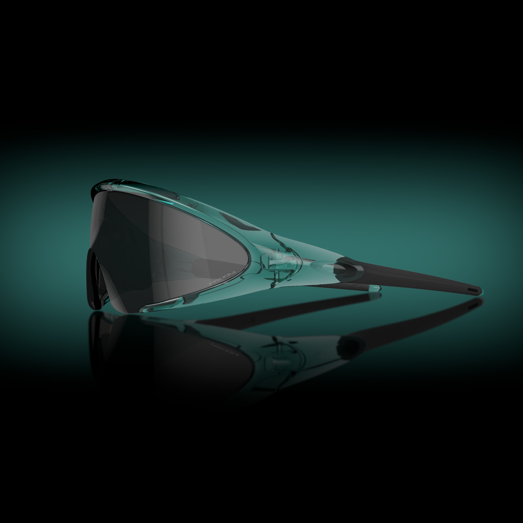 Oakley Ellipse Prizm Black Lenses, Transparent Pacific Frame Sunglasses ...
